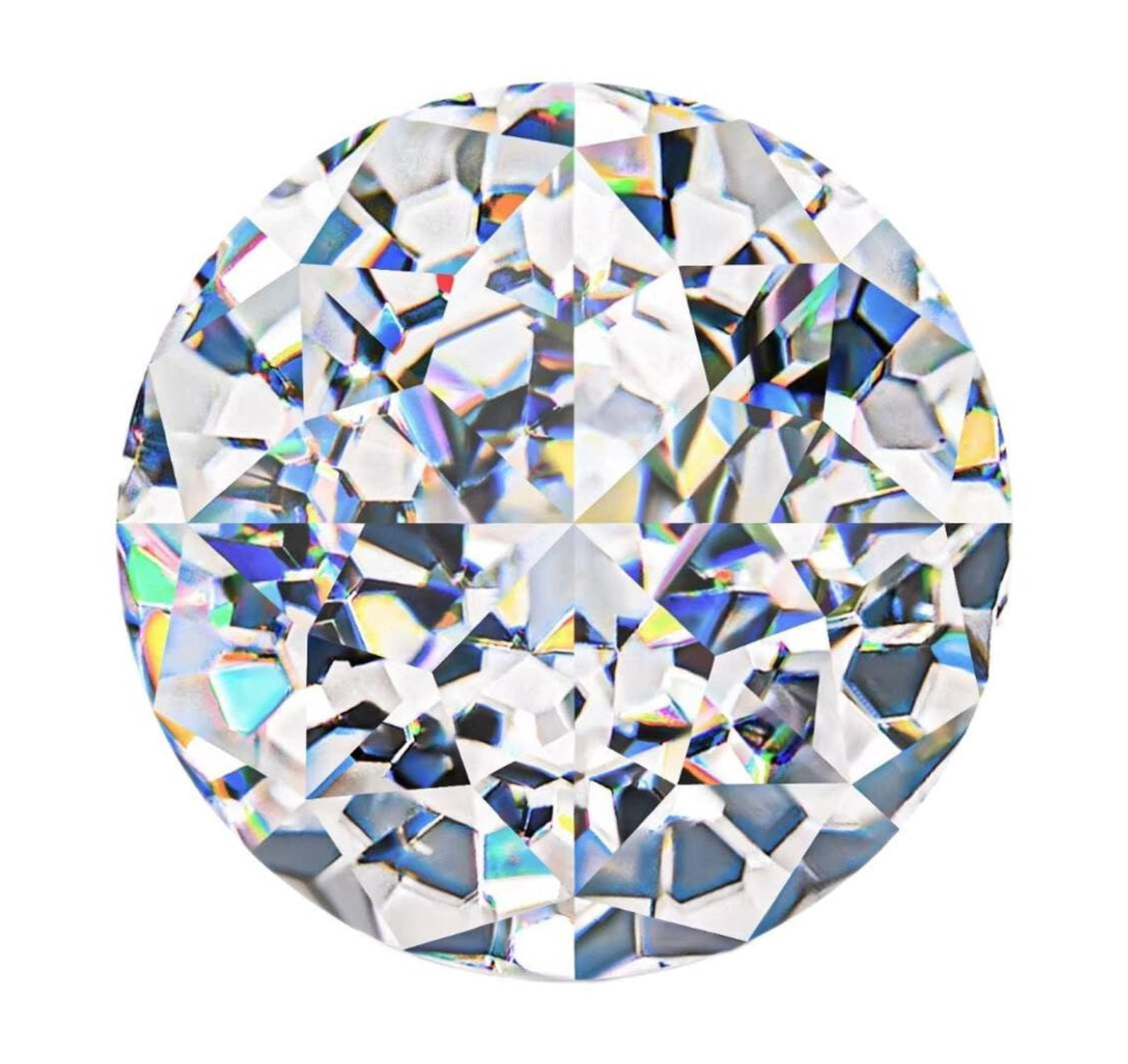 Jubilee Cut Round Moissanite Stones - Walmart.com