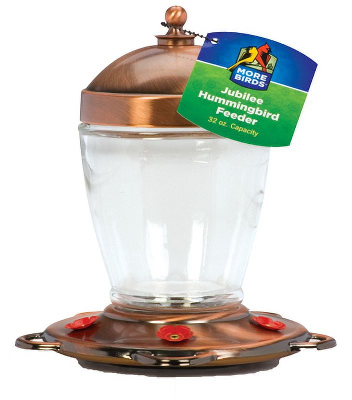 Jubilee Hummingbird Bird Feeder Holds 32 Fluid OZ Wide Opening For Eas ...
