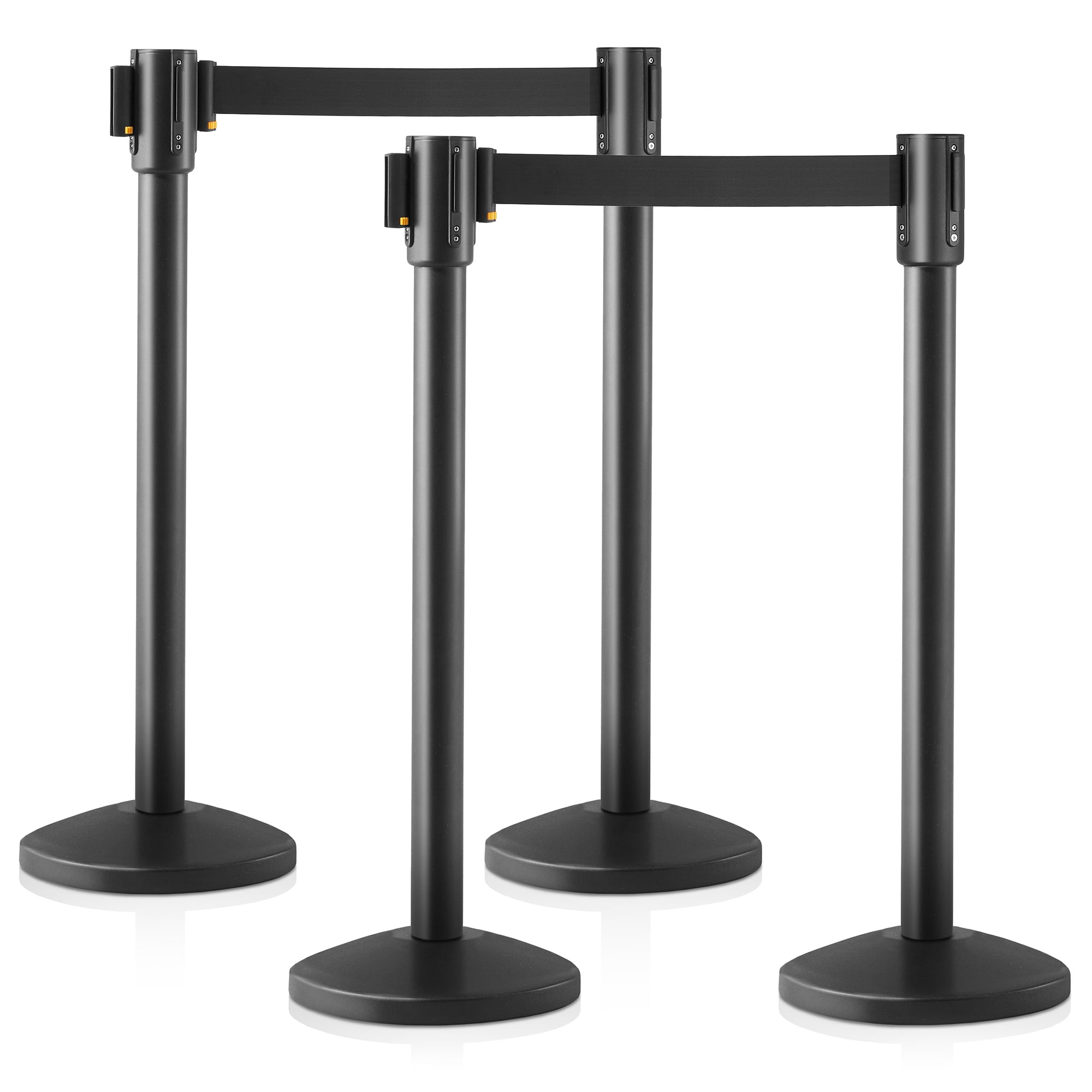 Jubilee Set of 4 Retractable Stanchions for Crowd Control - 39.5" Tall ...