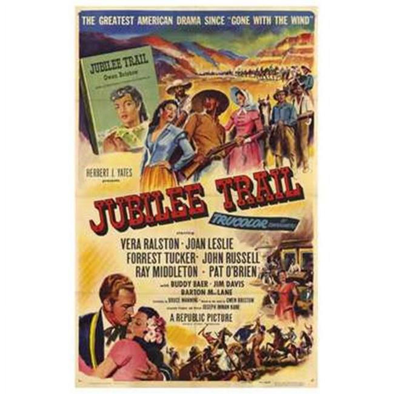 Jubilee Trail Movie Poster - 11 x 17 in. - Walmart.com
