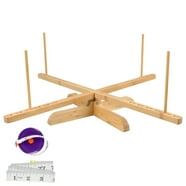 24 Inch Yarn Swift, Amish Style Tabletop Yarn Winder (Maple) - Walmart.com