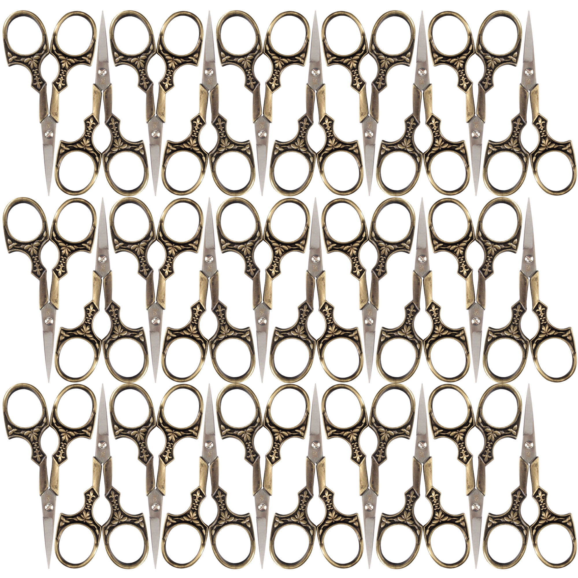 JubileeYarn Antique Embroidery Scissors - Bronze - 30 Scissors ...