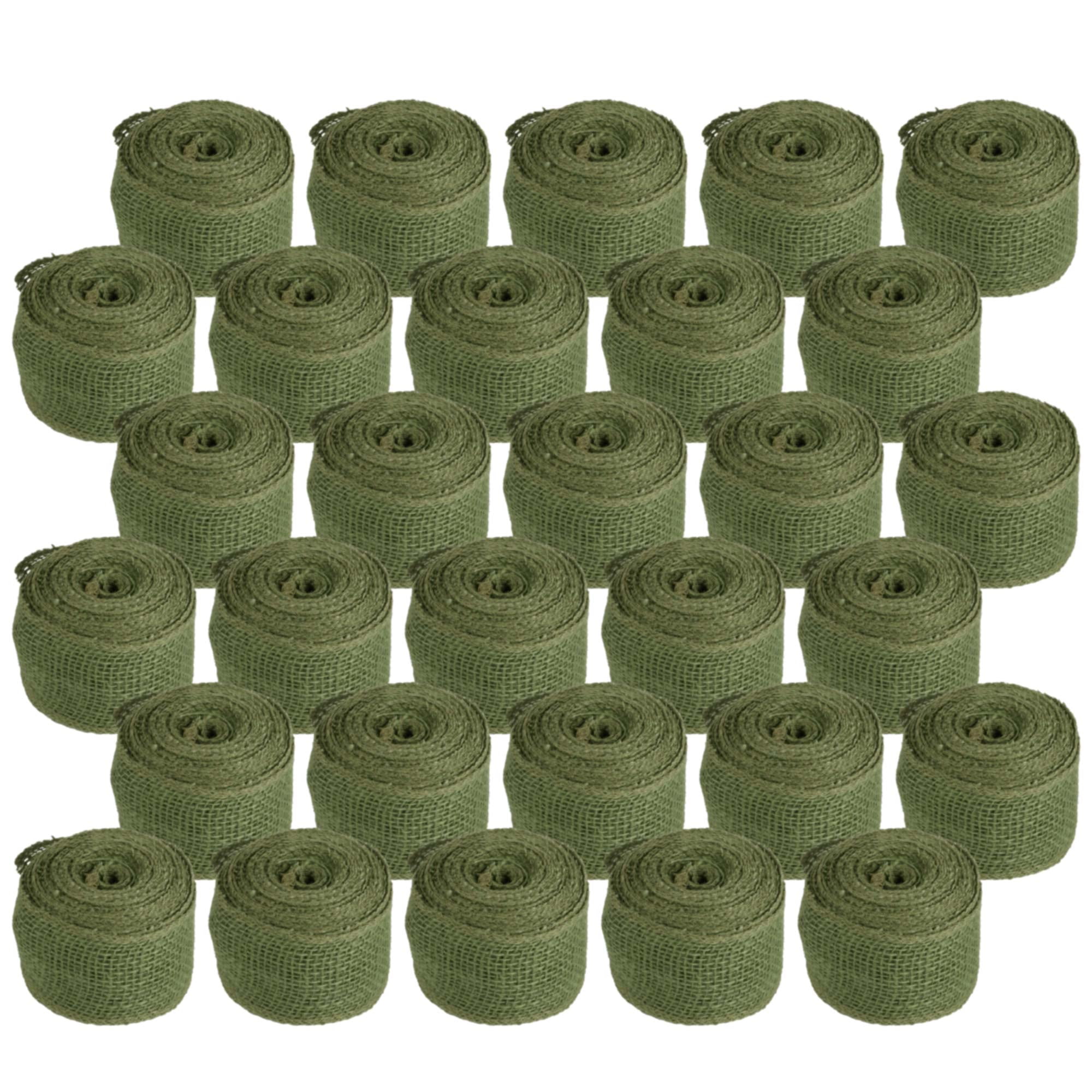 JubileeYarn Burlap Ribbon - 3" Inch wide Burlap Fabric Craft Ribbon ...