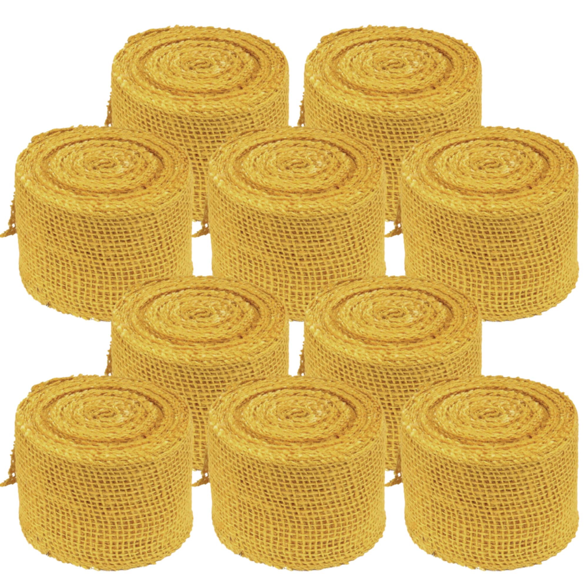 JubileeYarn Burlap Ribbon - 3" Inch wide Burlap Fabric Craft Ribbon ...