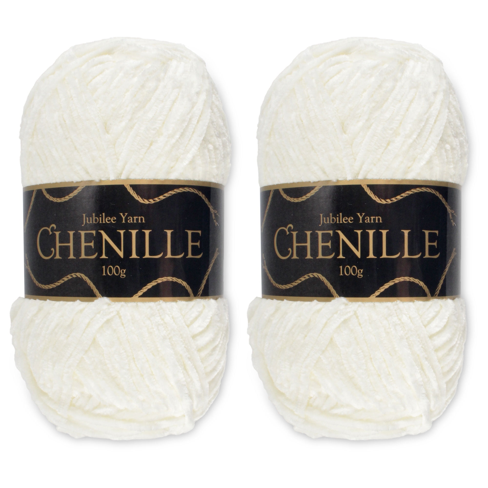 JubileeYarn Chenille Yarn - Worsted Weight - 100g/Skein - Zen - 2 ...