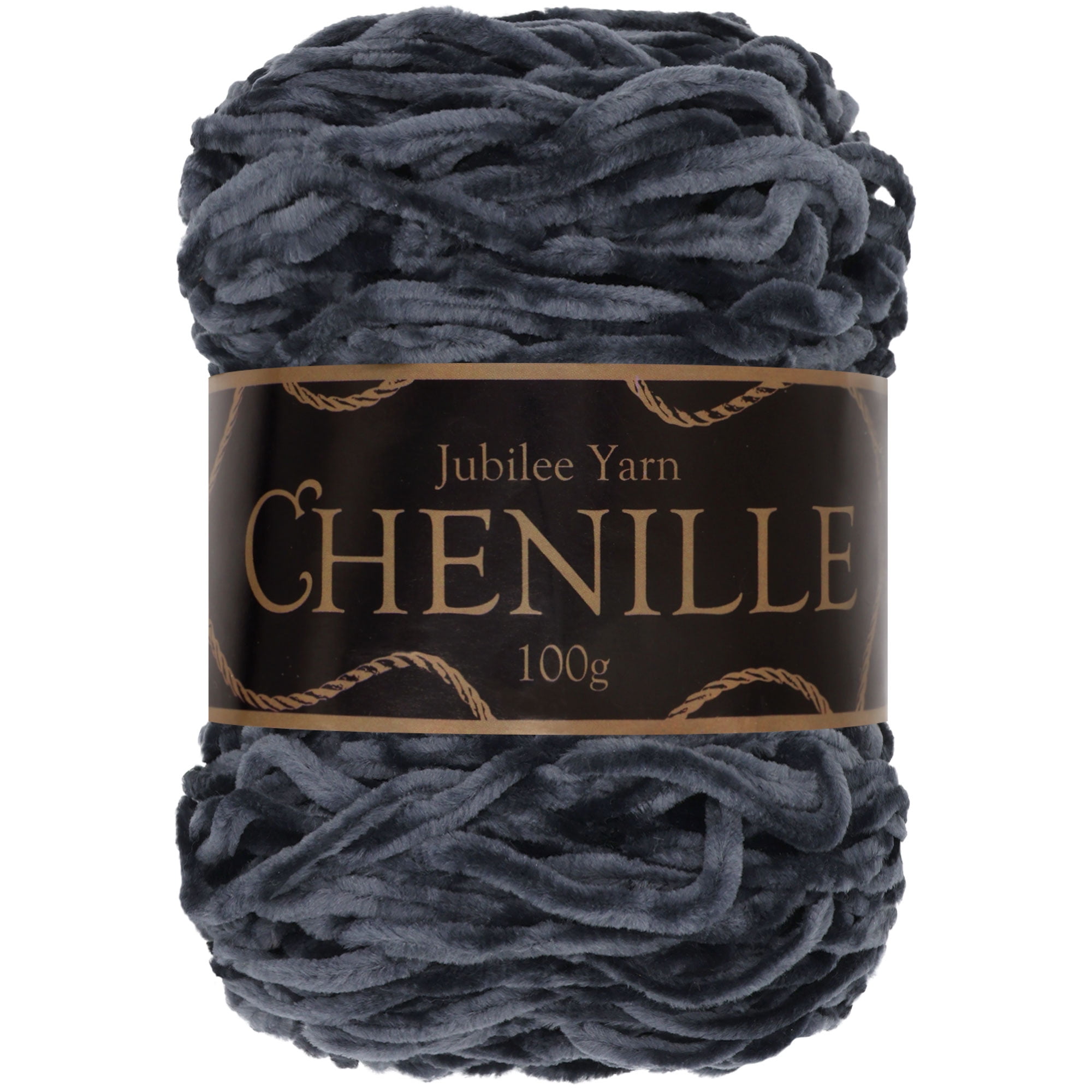 JubileeYarn Chenille Yarn - Worsted Weight - 100g/cake - Cabernet ...