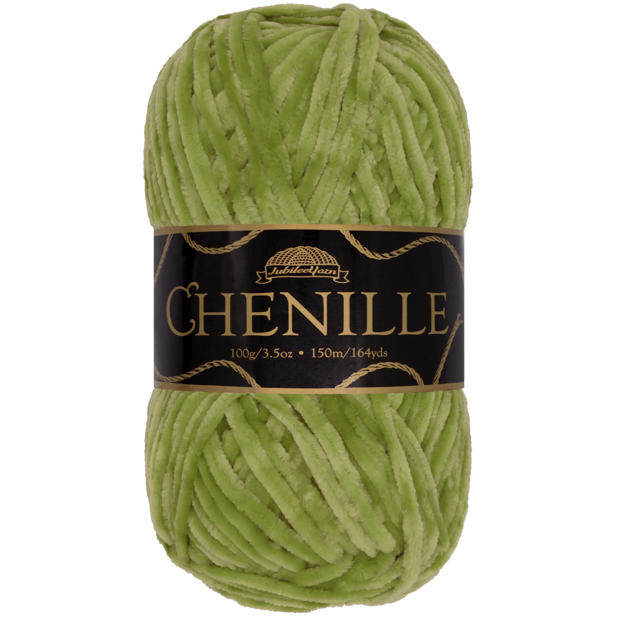 JubileeYarn Chenille Yarn - Worsted Weight - 100g/skein - Algae - Moss ...