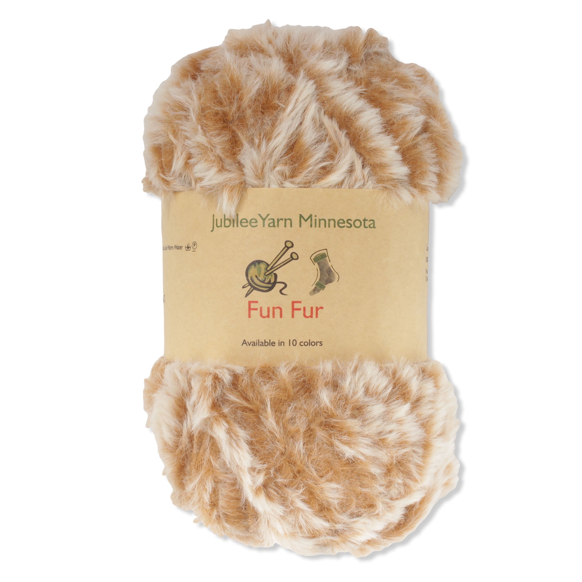 JubileeYarn Luxe Fluff Yarn - 100% Polyester - 100g/Skein - 2 Skeins ...