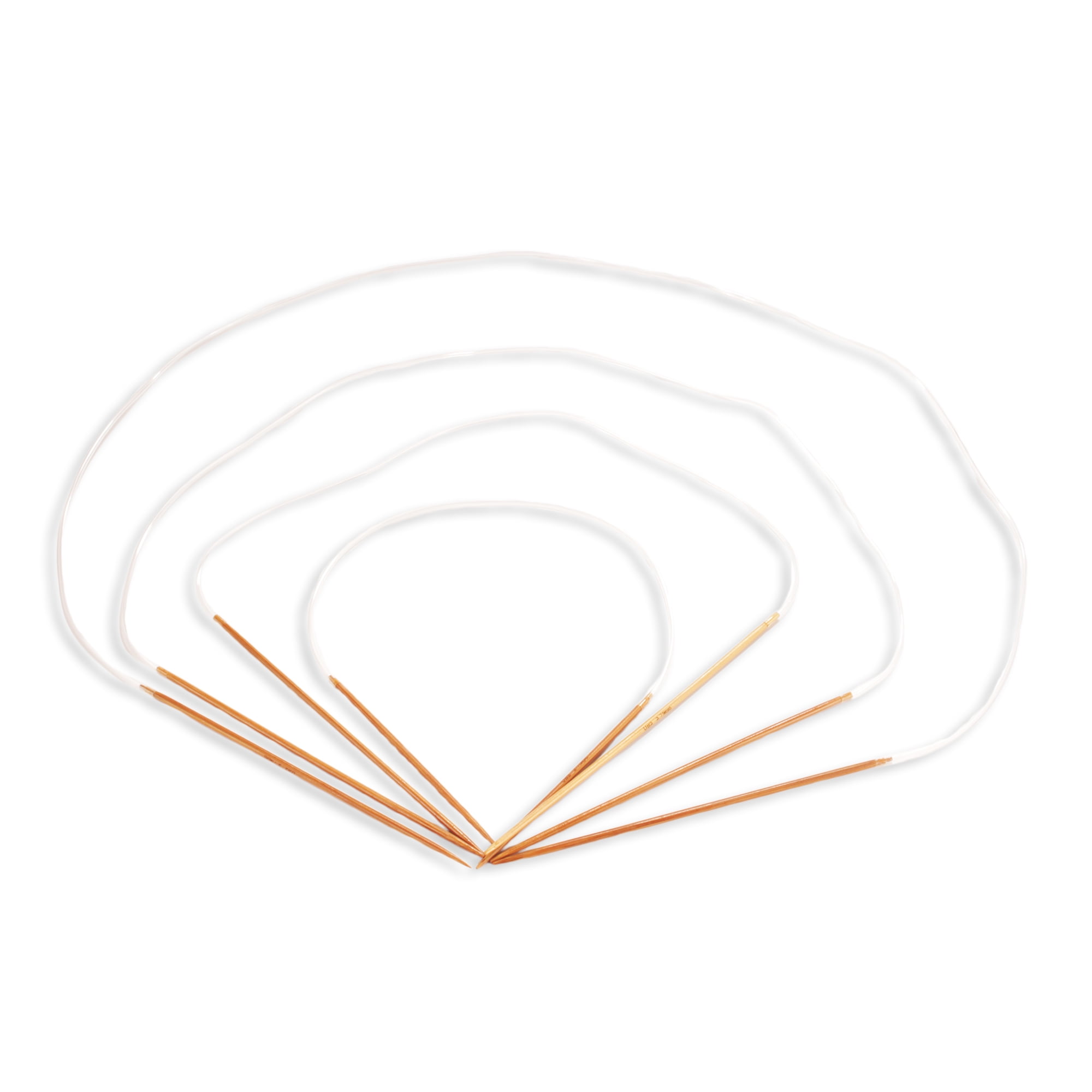 JubileeYarn Circular Bamboo Knitting Needles Set | 4 Lengths (16" 24 ...