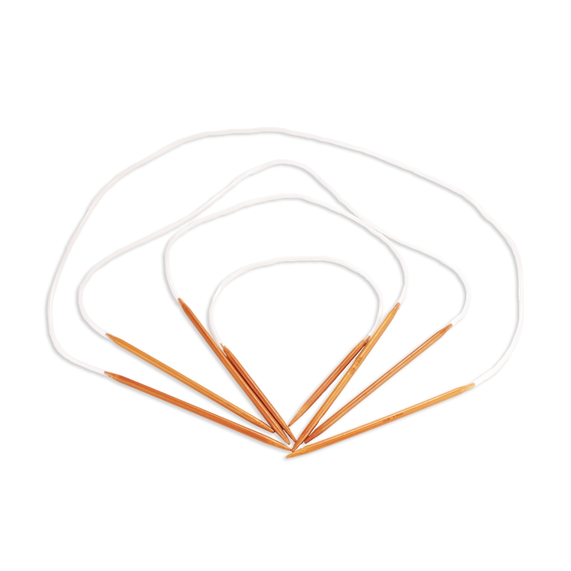 JubileeYarn Circular Bamboo Knitting Needles Set | 4 Lengths (16" 24 ...