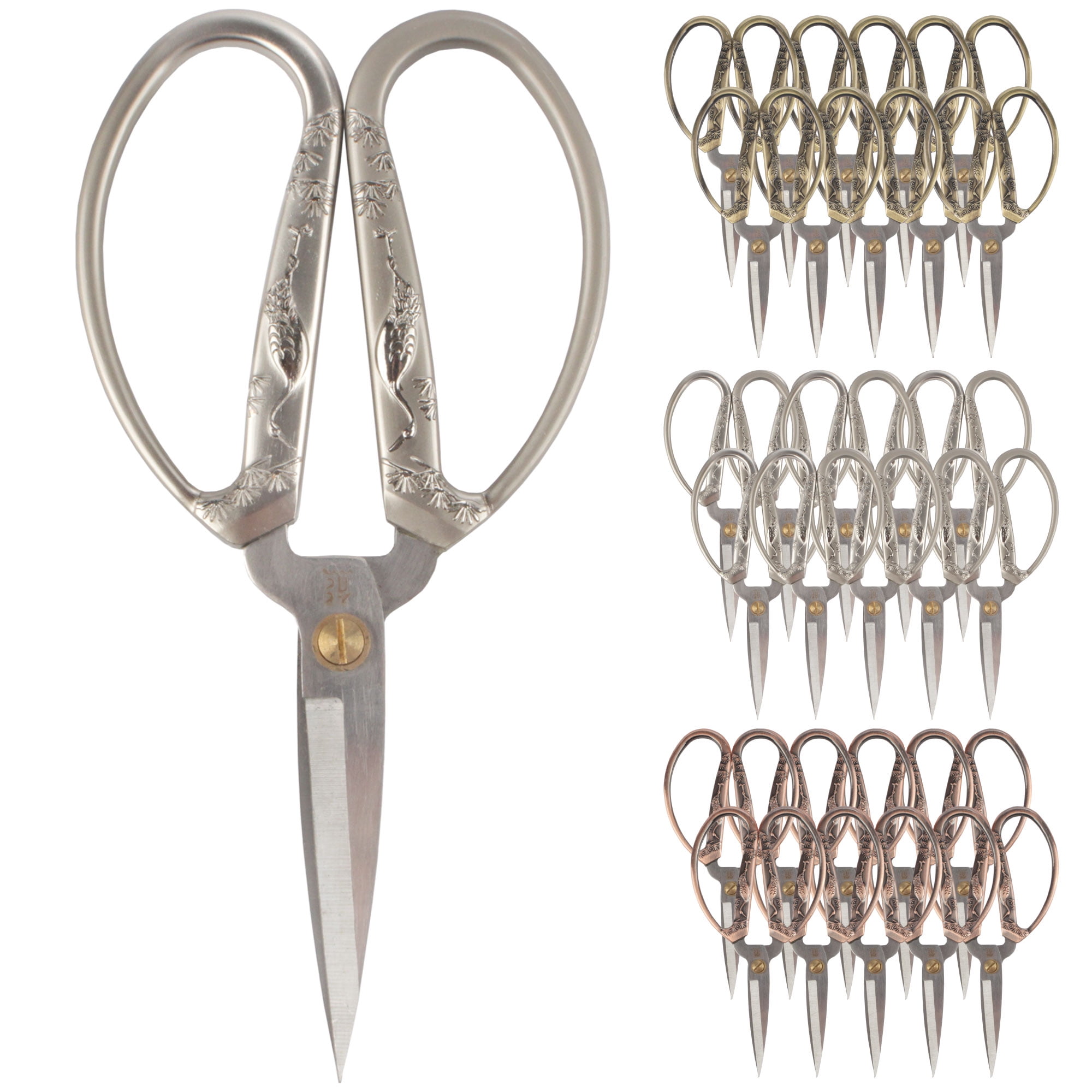 JubileeYarn Crane Motif Large Embroidery Craft Scissors - Assortment ...