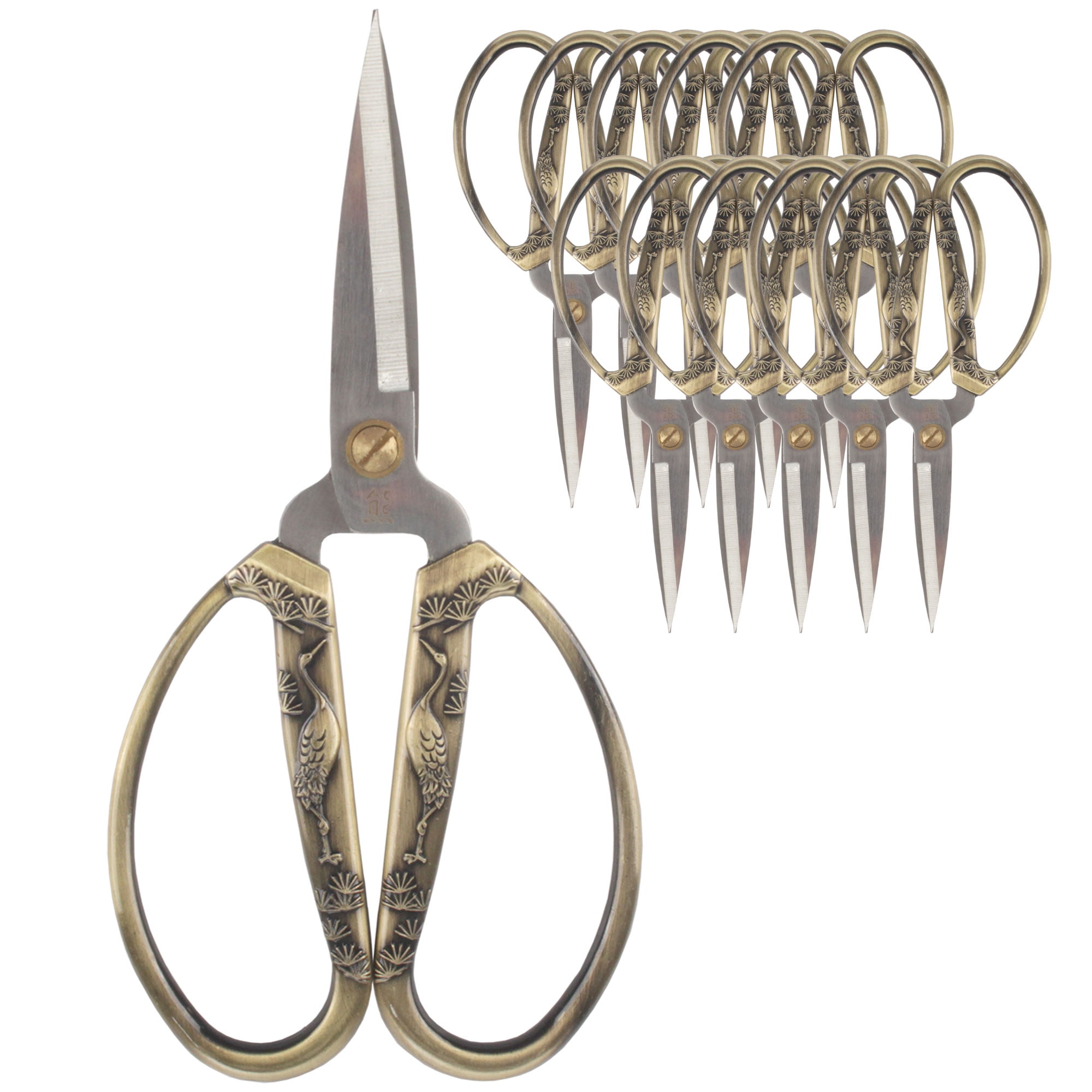 JubileeYarn Crane Motif Large Embroidery Craft Scissors - Bronze - 10 ...