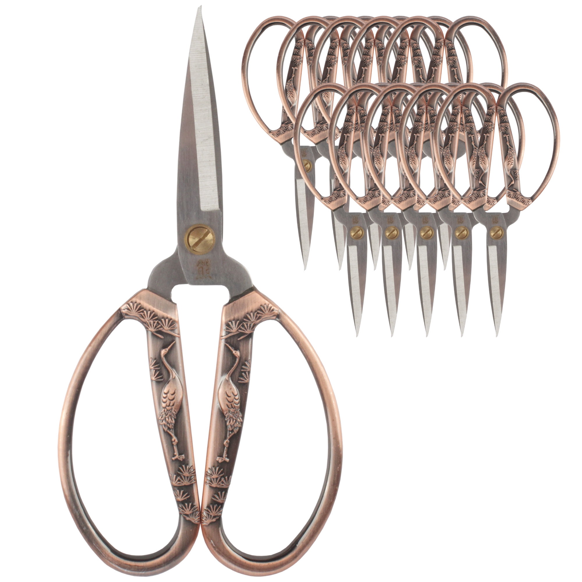 JubileeYarn Crane Motif Large Embroidery Craft Scissors - Copper - 10 ...
