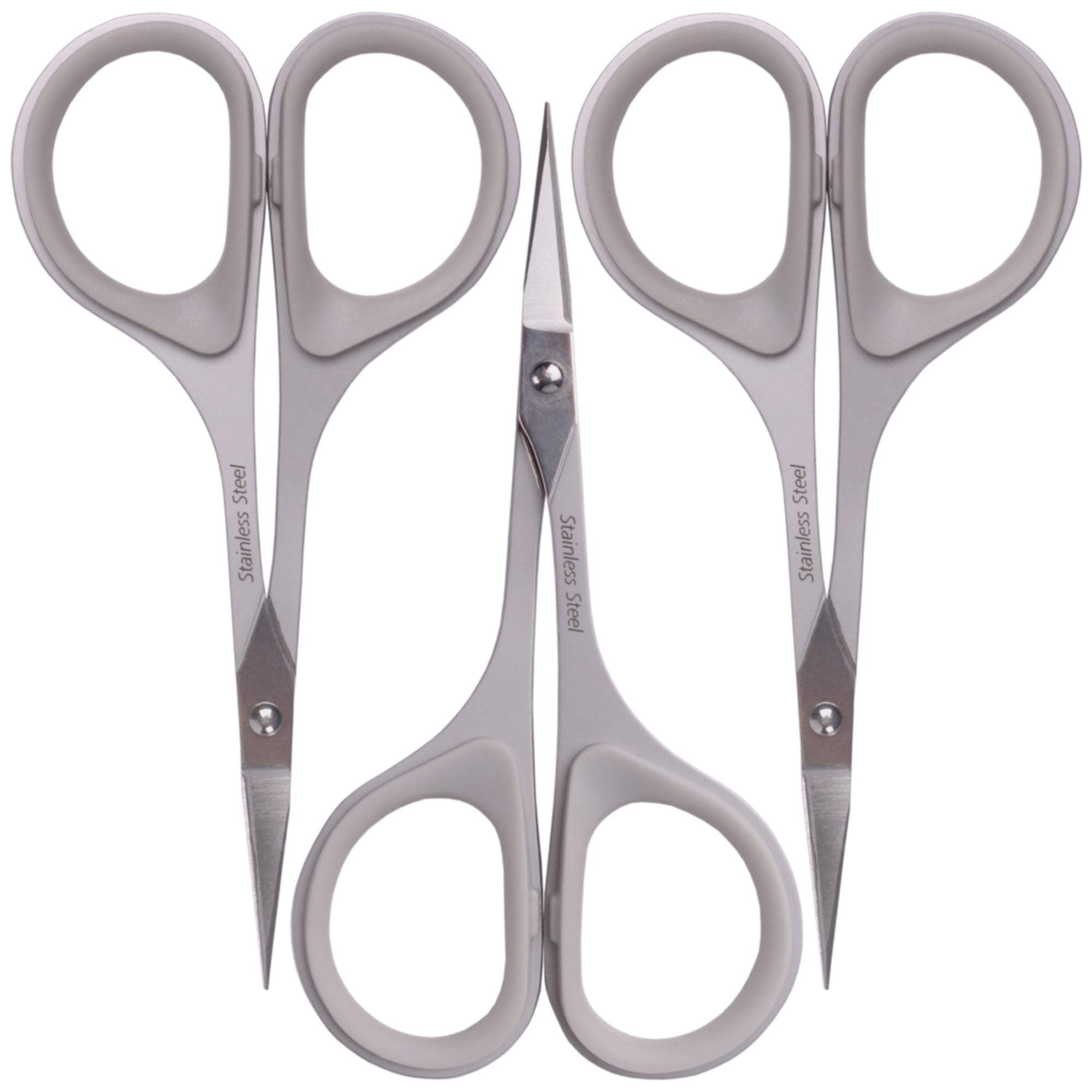 JubileeYarn Ergonomic Classic Embroidery Scissor - Grey - 3 Pairs ...