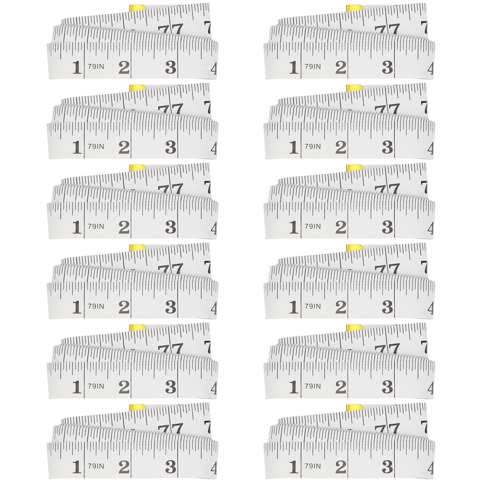 JubileeYarn Fabric Measuring Tape - White - 12 Units - Walmart.com