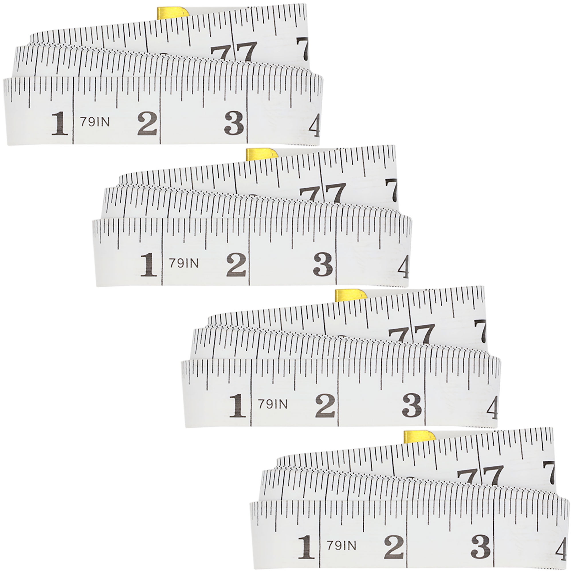 JubileeYarn Fabric Measuring Tape - White - 4 Units - Walmart.com