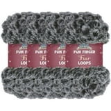 JubileeYarn Fun Finger Fur Loops Yarn - 200g/Skein Polyester Jumbo ...