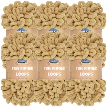 JubileeYarn Fun Finger Fur Loops Yarn - Polyester Jumbo Weight Loop ...