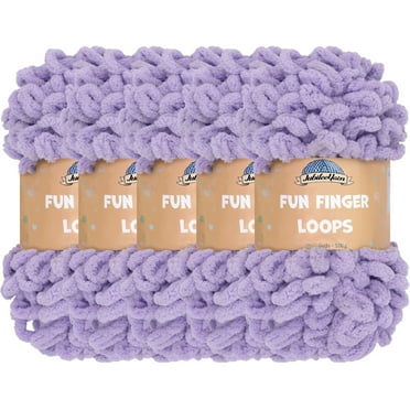 JubileeYarn Fun Finger Fur Loops Yarn - Polyester Jumbo Weight Loop ...