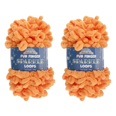 JubileeYarn Fun Finger Fur Loops Yarn - Polyester Jumbo Weight Loop ...