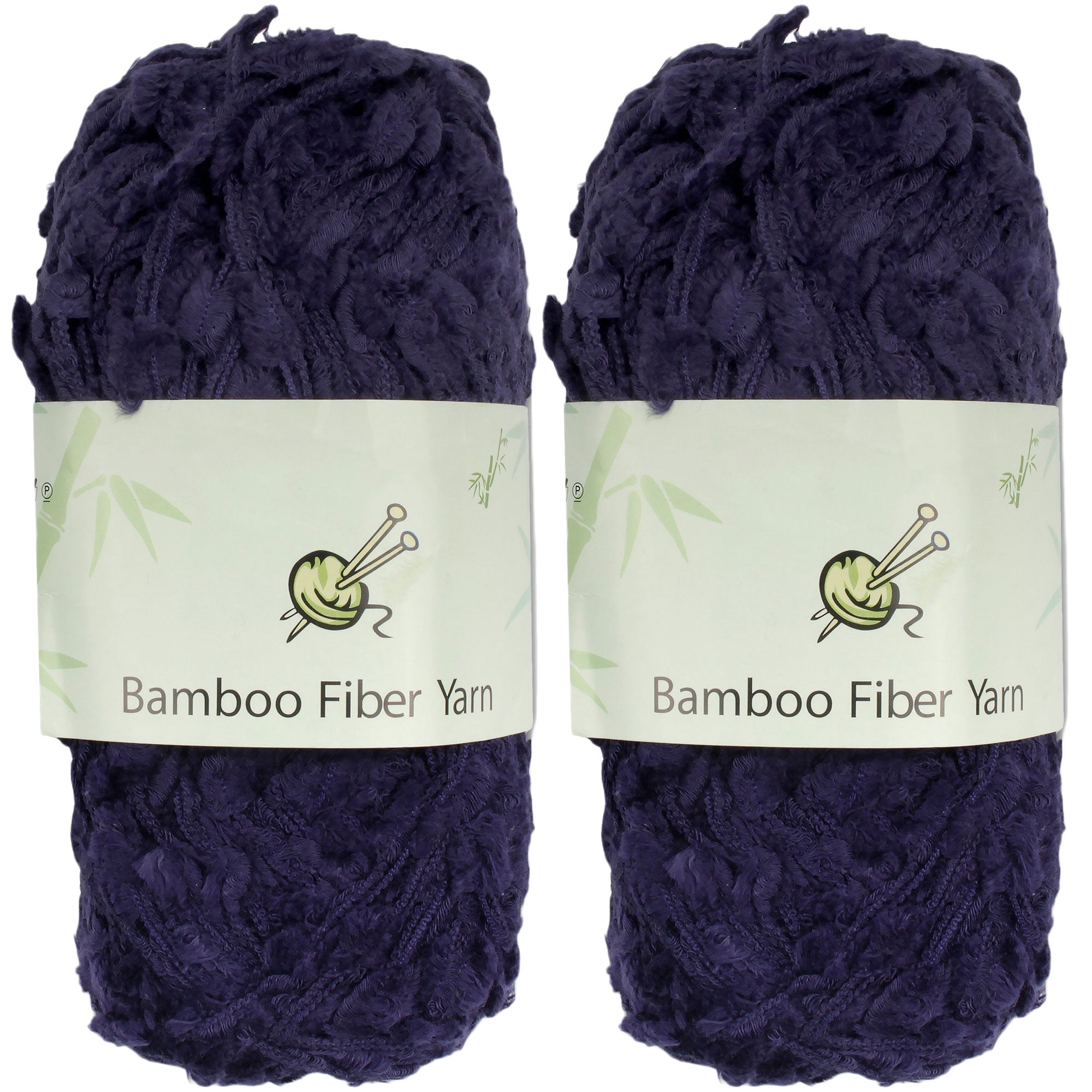 JubileeYarn Fun and Funky Yarn - Chunky Bamboo - Indigo - 2 Skeins ...