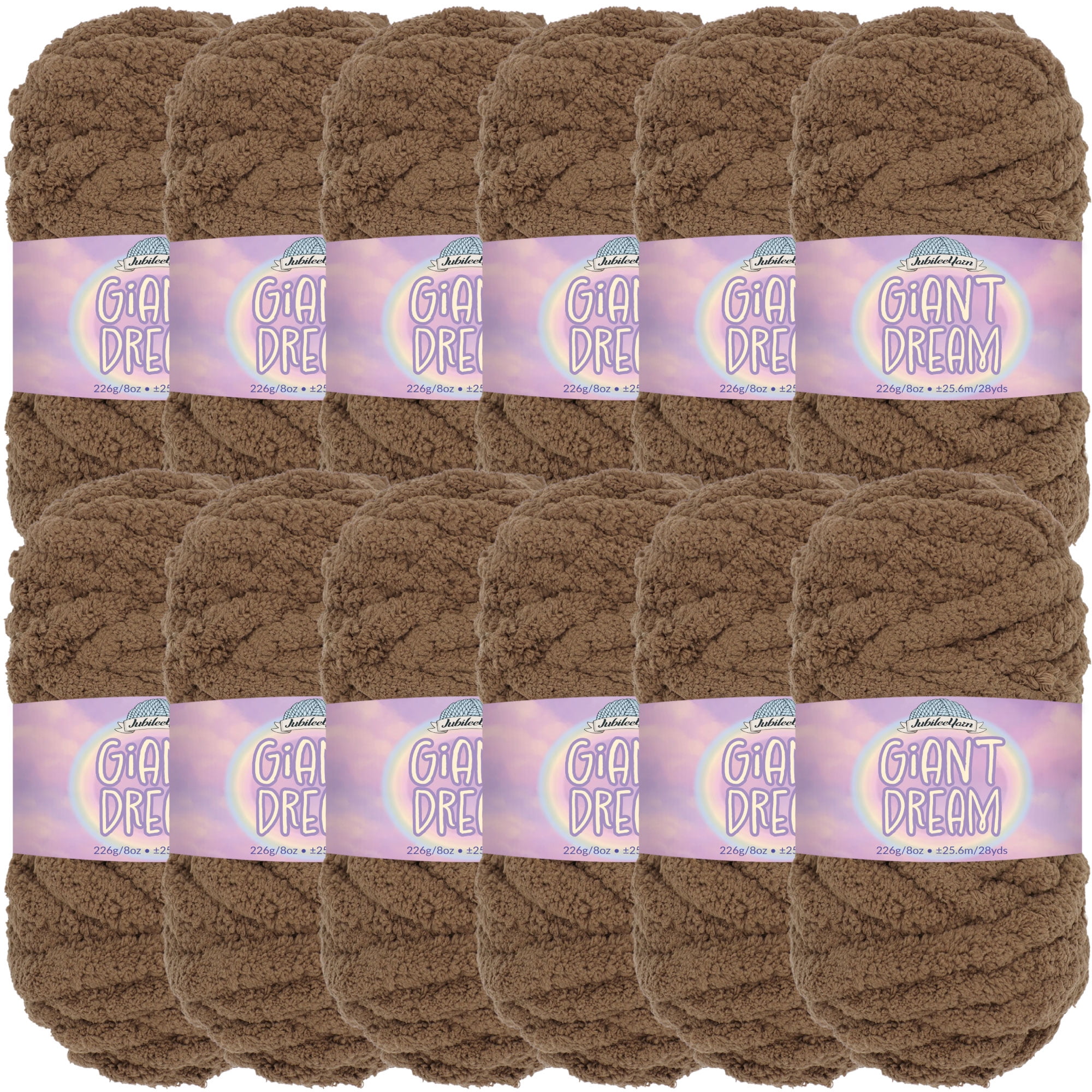JubileeYarn Giant Dream Yarn - 226g/Skein Jumbo Polyester - Chimera ...