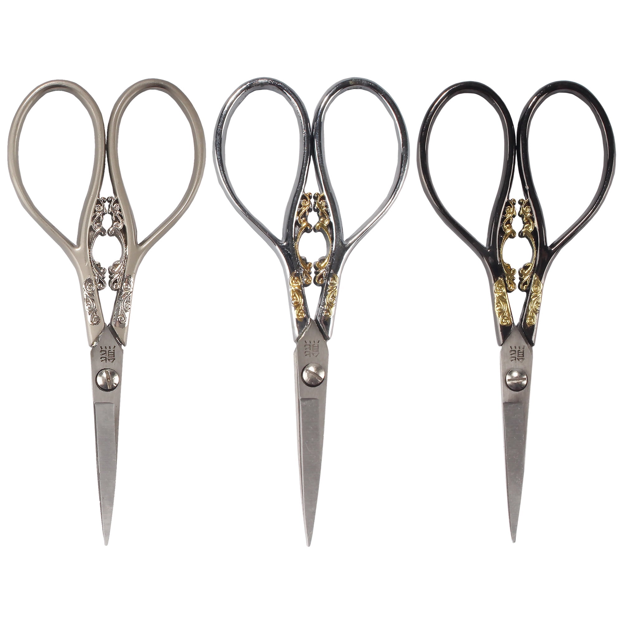 JubileeYarn Heirloom Craft Embroidery Scissors w/ Decorative Cast ...