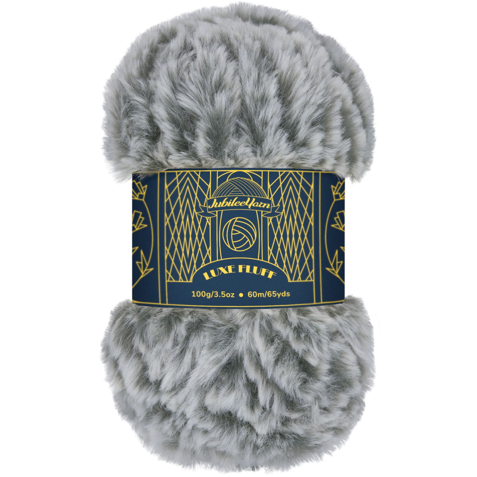 JubileeYarn Luxe Fluff Yarn - 100g/Skein Chunky Polyester Fur - Strix ...