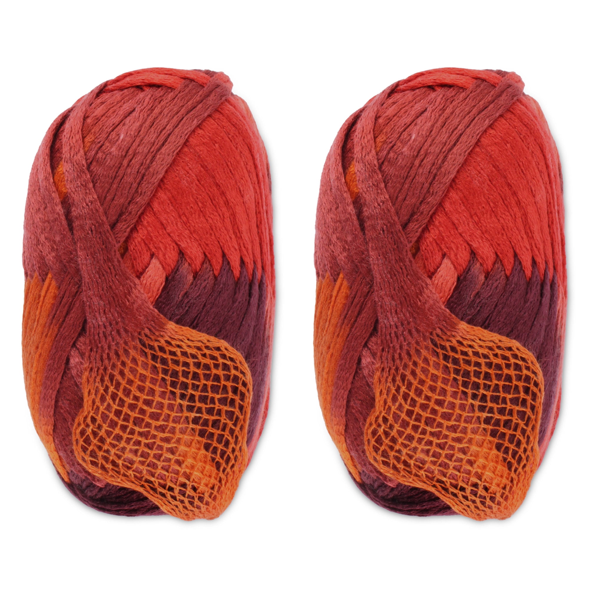 JubileeYarn Mesh Fishnet Yarn - Chunky Acrylic - 200g/Skein - Shades of ...