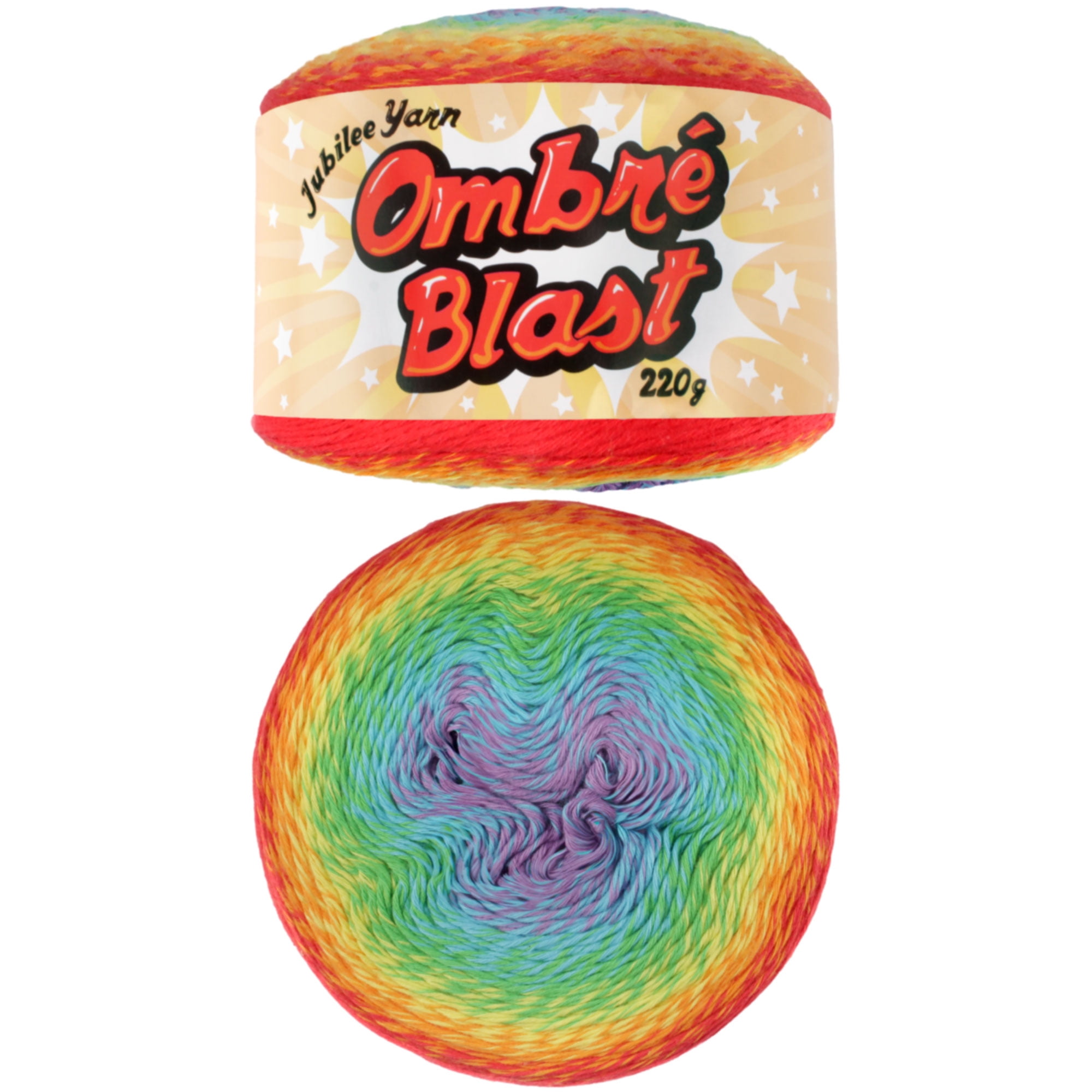 JubileeYarn Ombré Blast Yarn- Baby Weight - 220g/cake - Something Wild ...