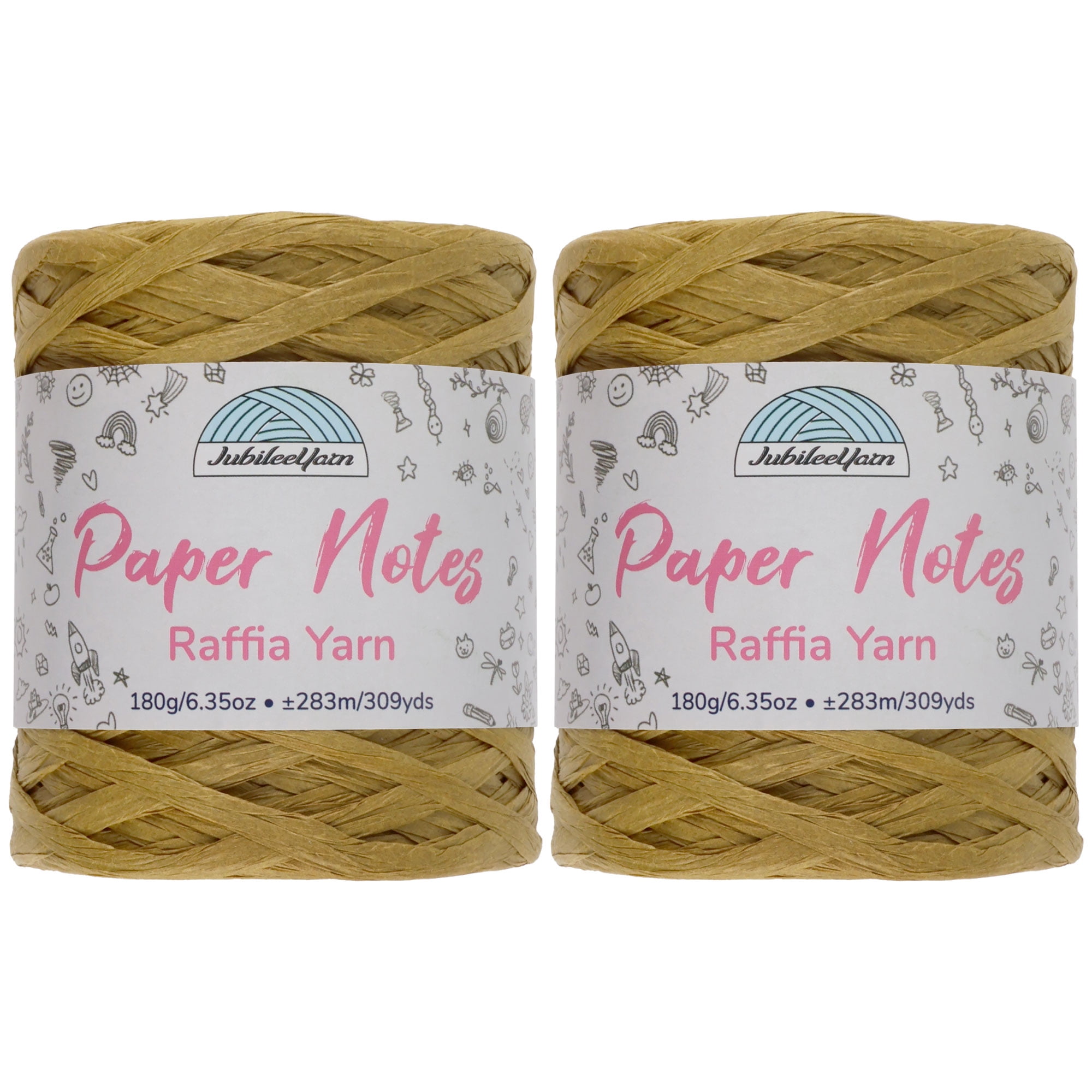 JubileeYarn Paper Notes Yarn - 180g/Cone Worsted Paper - Swamp Thing ...