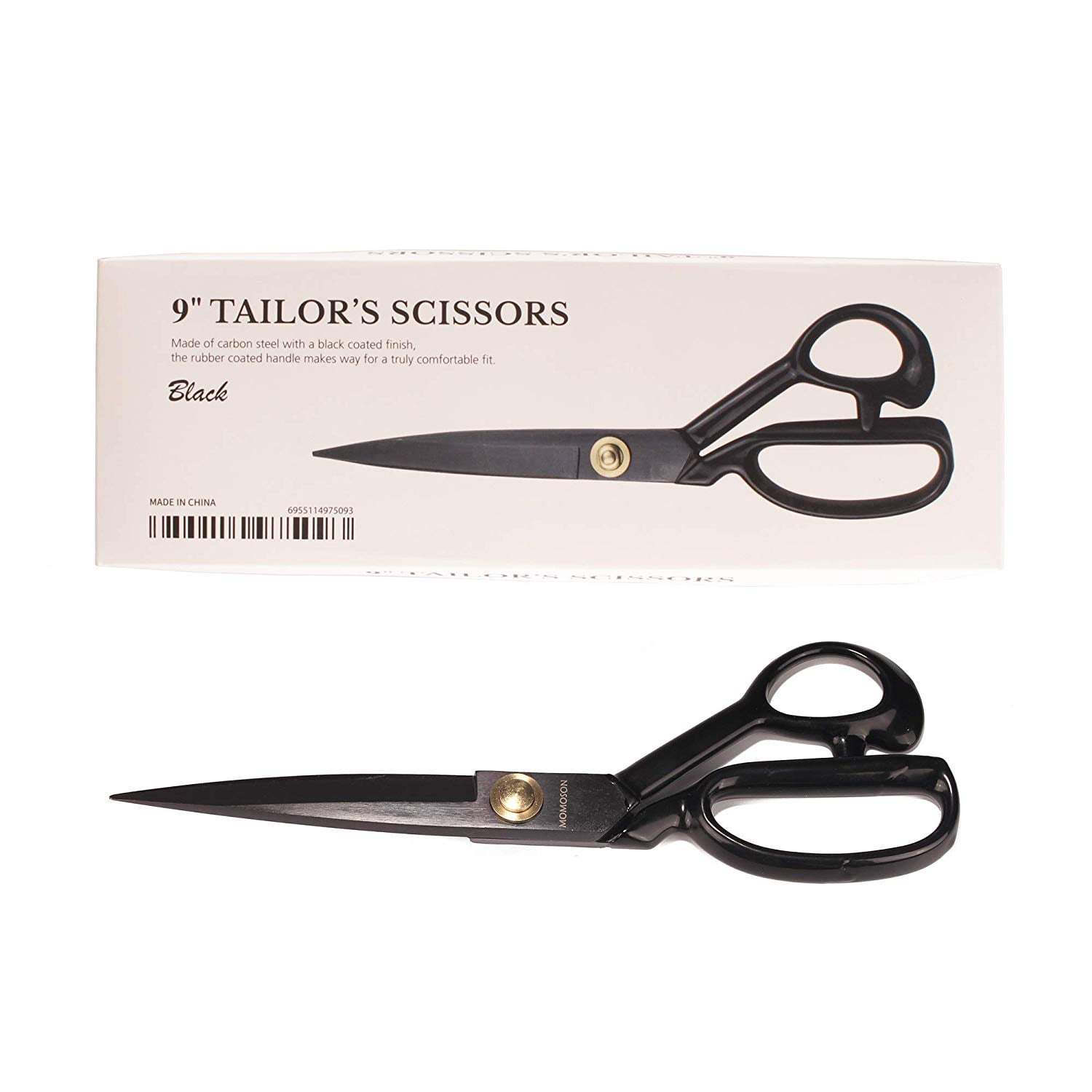 JubileeYarn Professional Fabric Scissors - Heavy Duty Carbon Steel ...