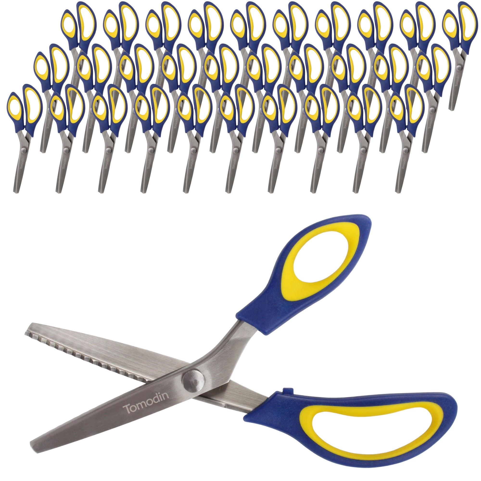 JubileeYarn Professional Grade Pinking Shears - 9.5" Serrated Stainless ...