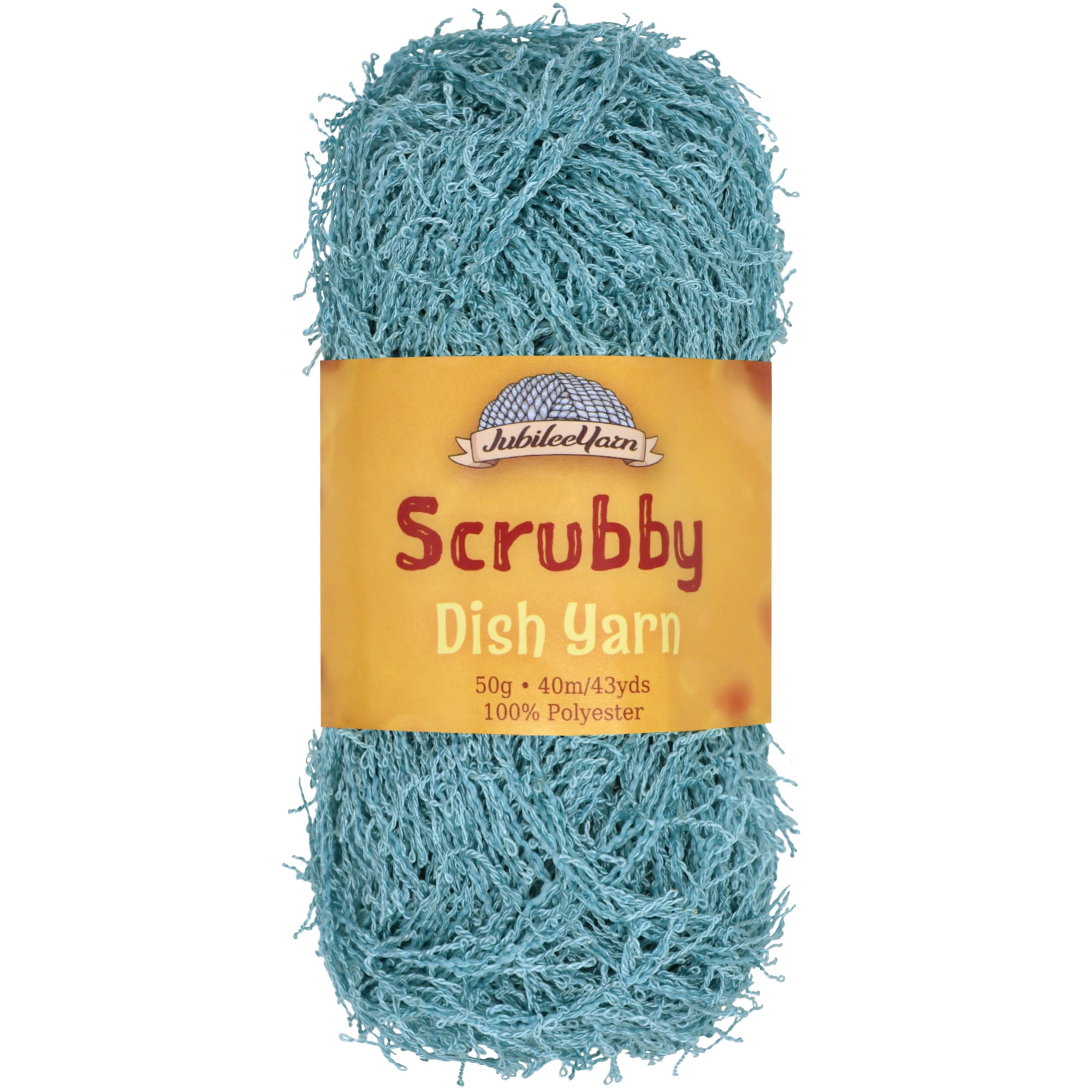 JubileeYarn Scrubby Dish Yarn - 50g/Skein Dishcloth Polyester - Celadon ...