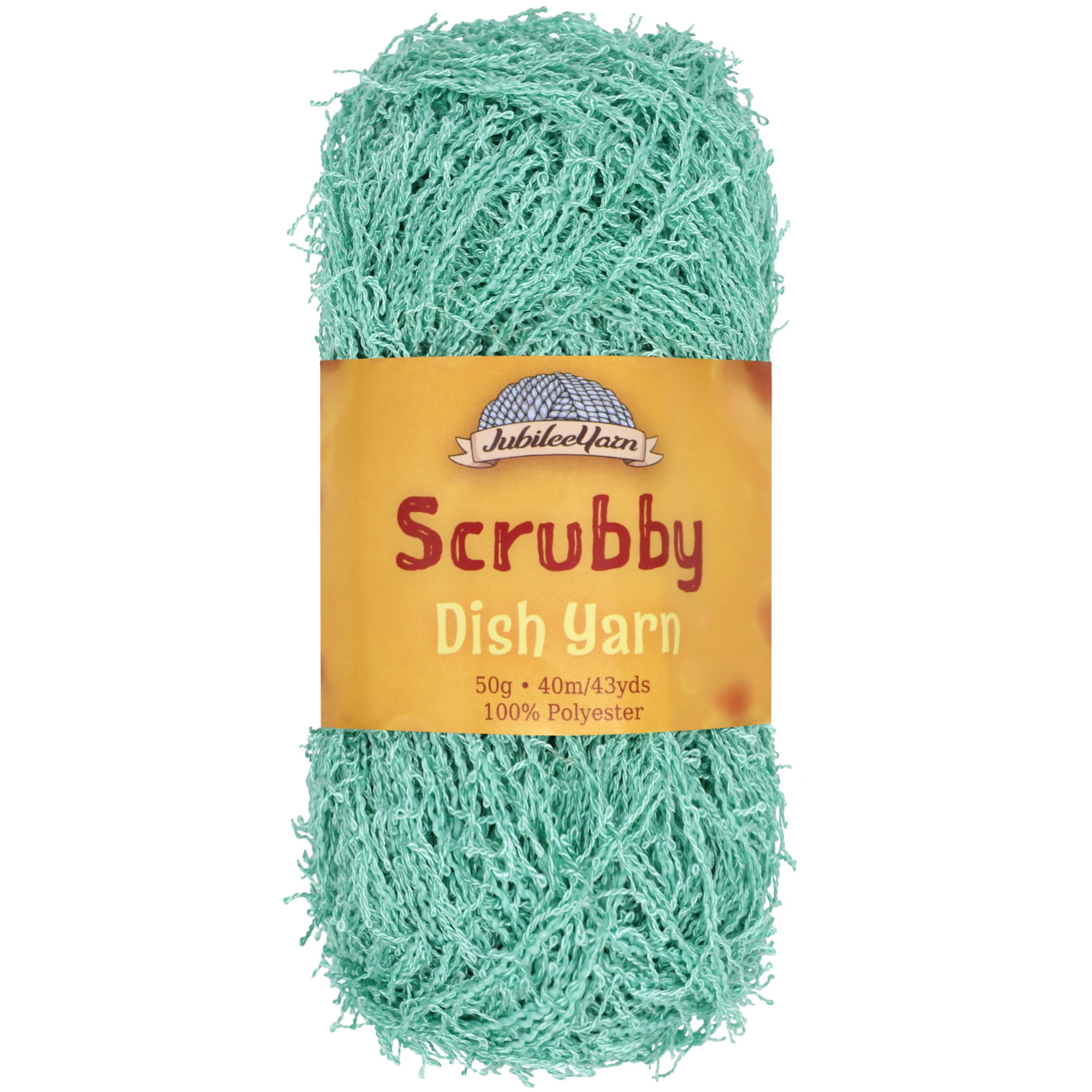 JubileeYarn Scrubby Dish Yarn - 50g/Skein Dishcloth Polyester ...
