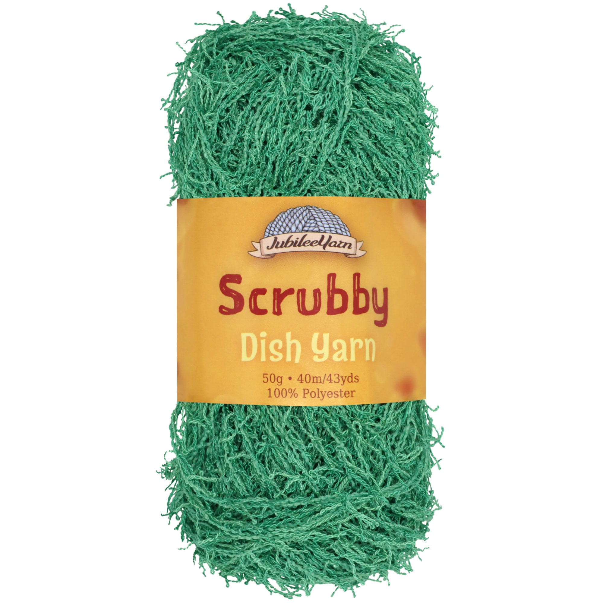 JubileeYarn Scrubby Dish Yarn - 50g/Skein Dishcloth Polyester - Forest ...