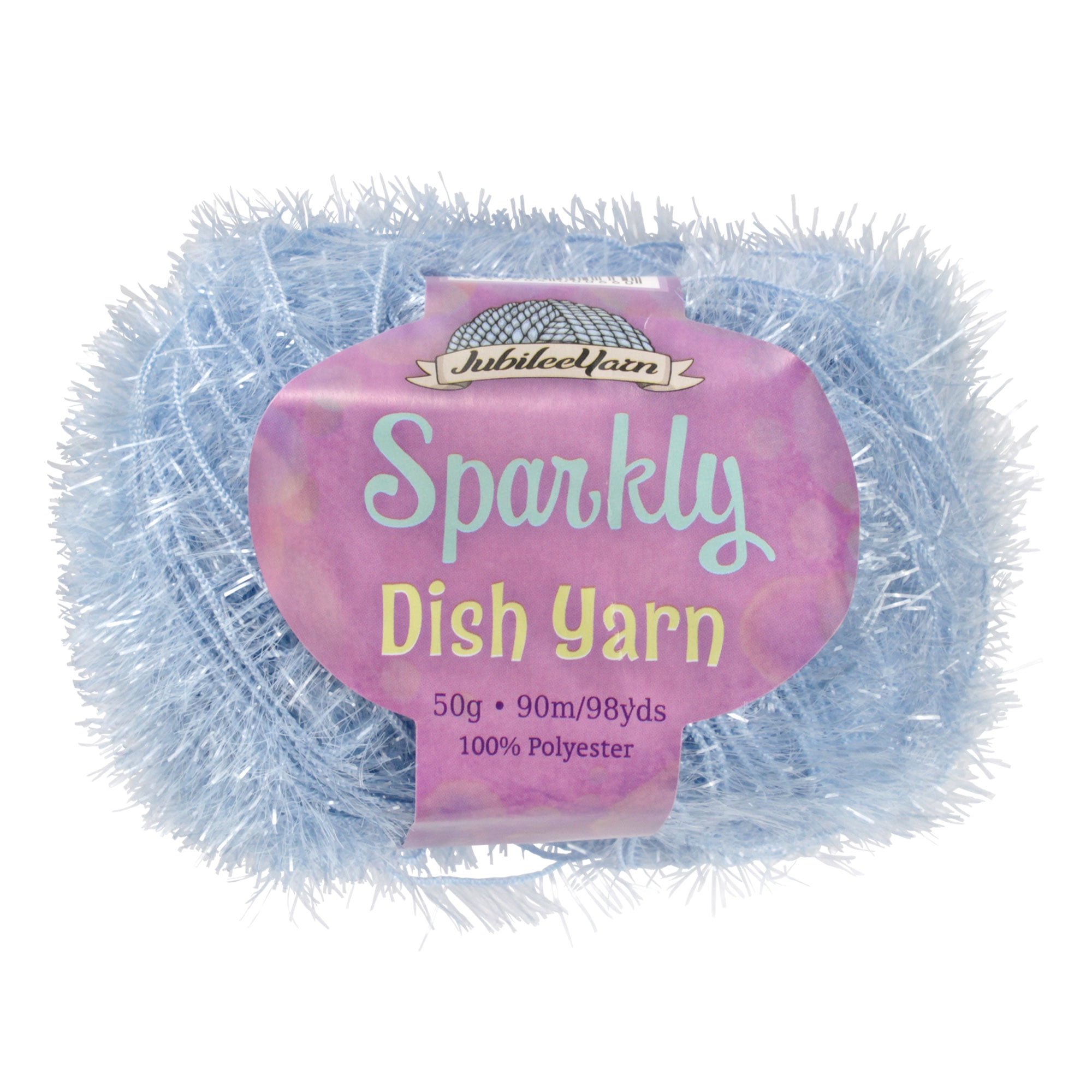 JubileeYarn Sparkly Dish Scrubby Yarn - Worsted Weight - 50g/Skein - 03 ...