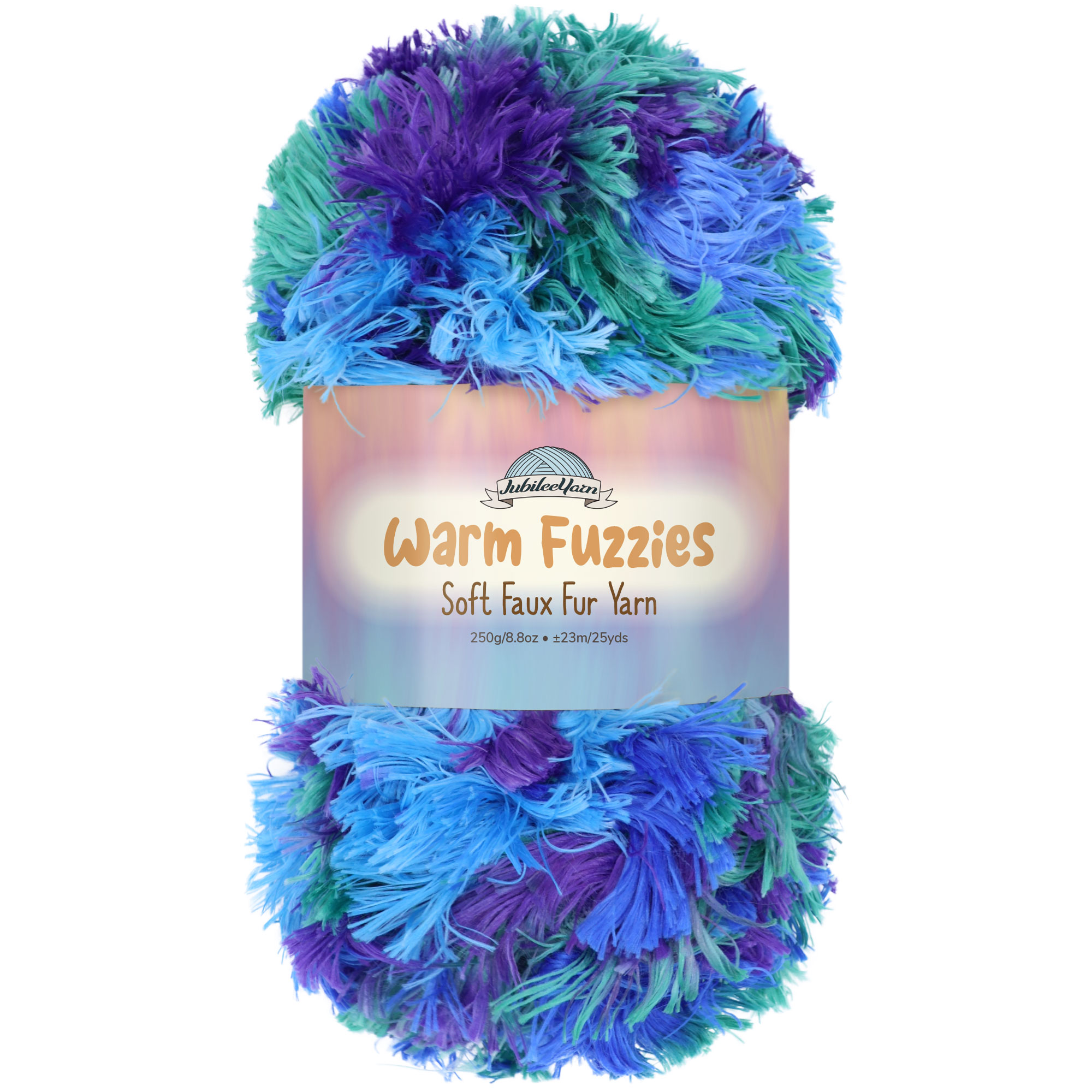 JubileeYarn Warm Fuzzies Soft Faux Fur Yarn - Polyester Bulky Weight ...