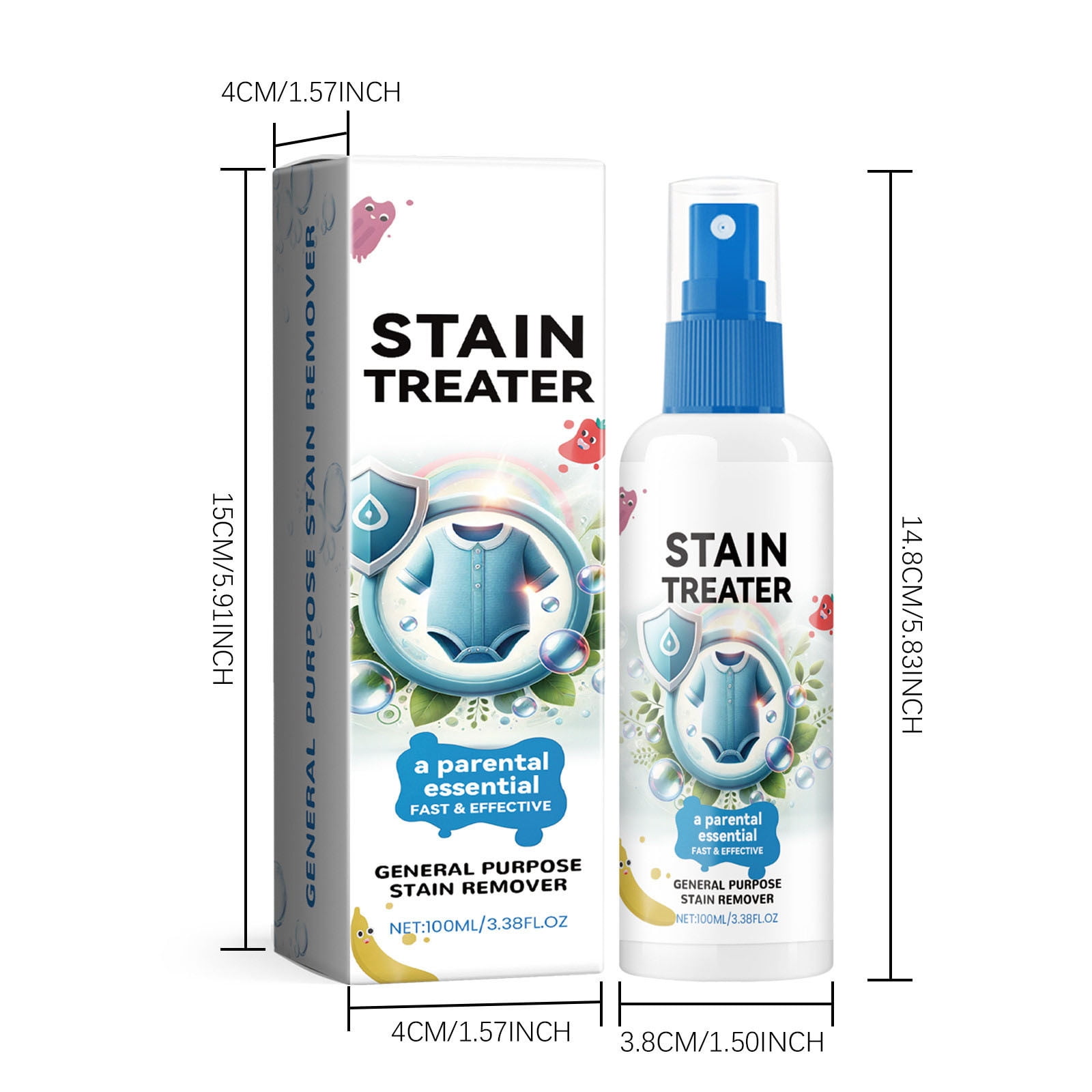 Jubipavy Cleaner General Purpose Stain Remover Laundry Stain Remover ...