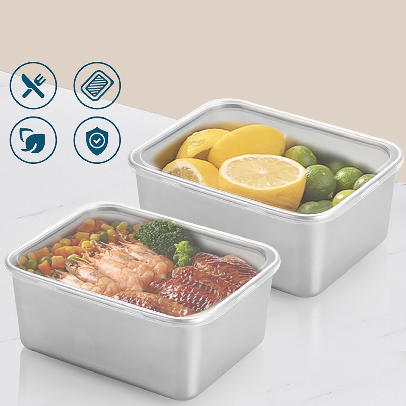 Jubipavy Food Containers Food Storage Storage Containers Snack ...