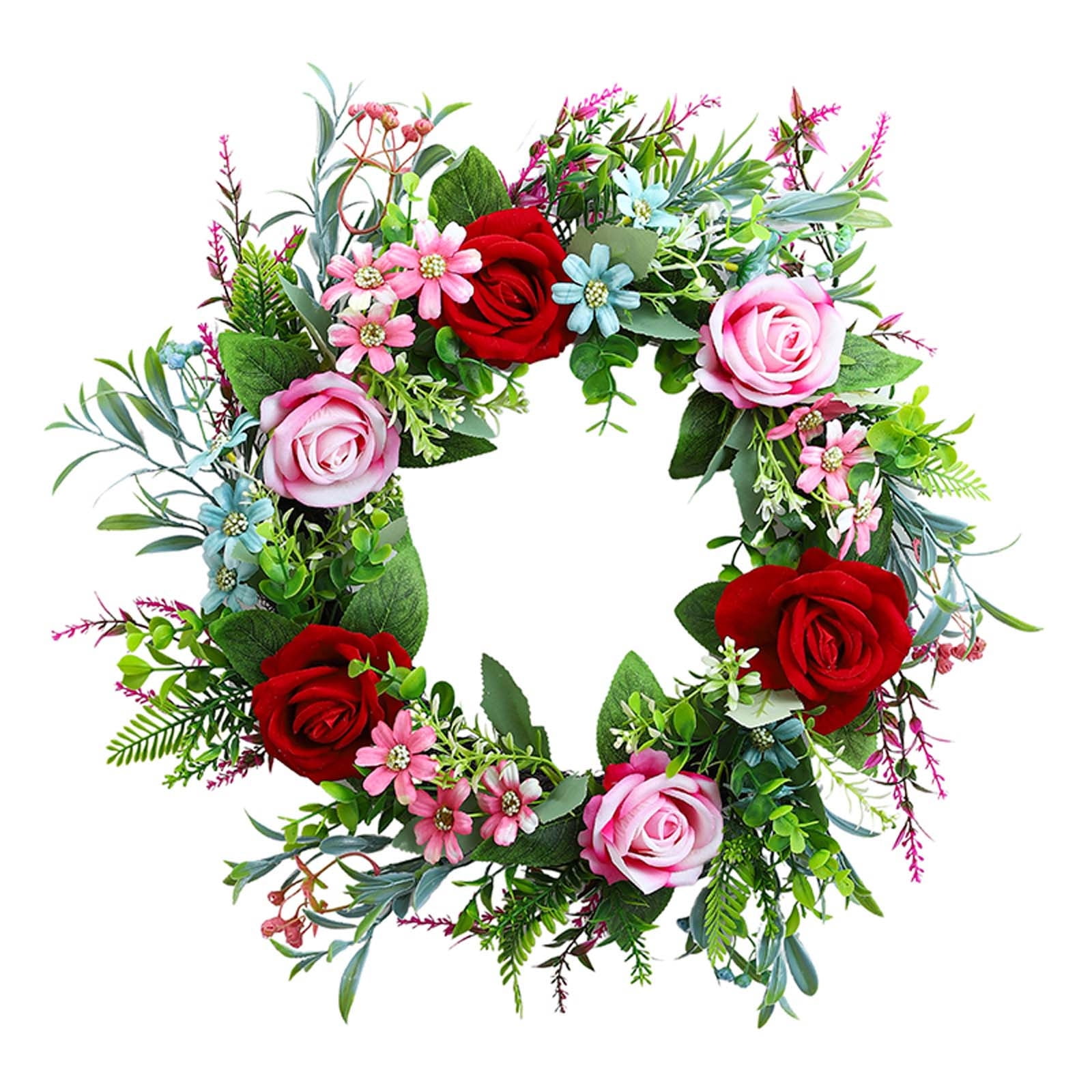 Jubipavy Garland Front Door Fragrant Flowers Leaves And Money Plants ...