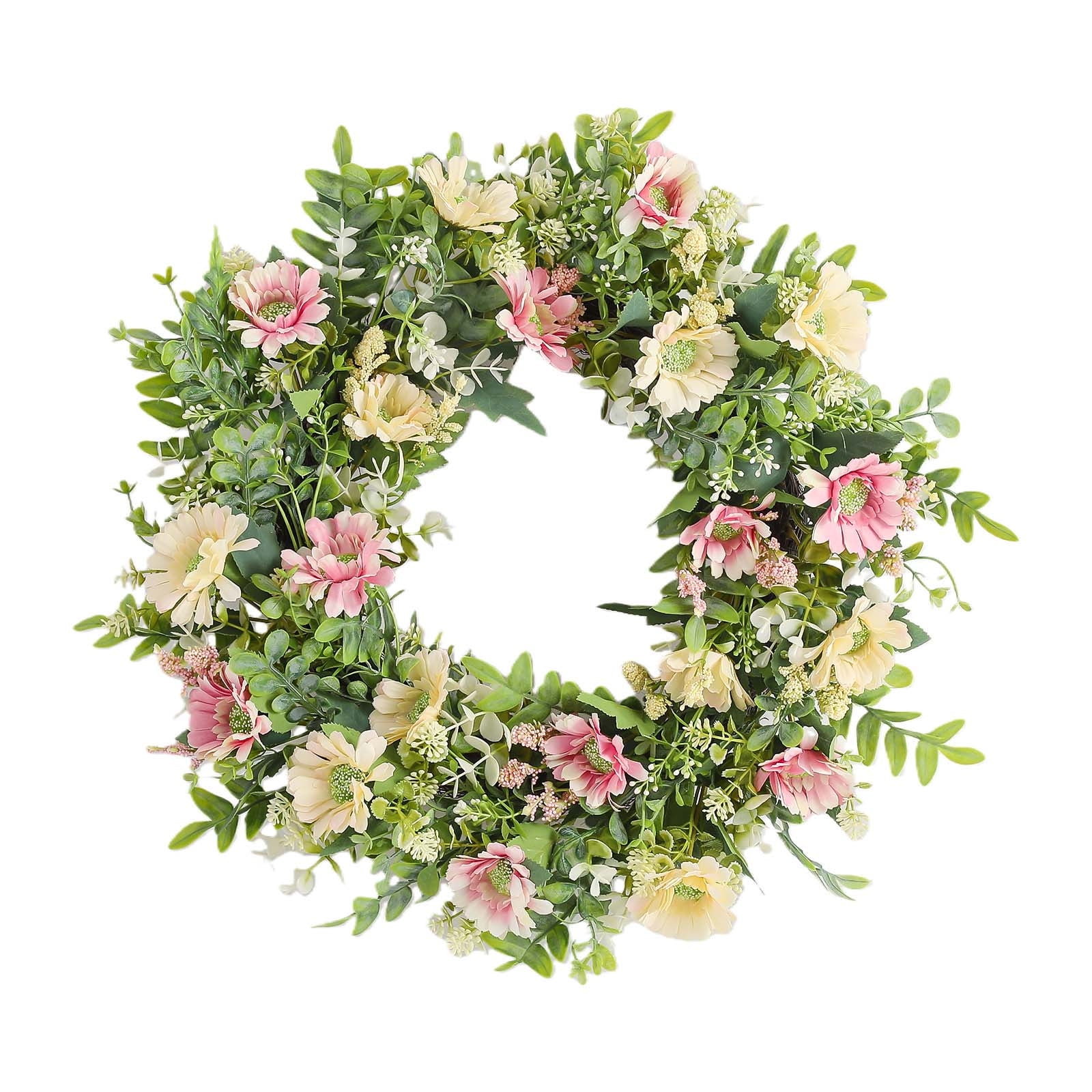 Jubipavy Garland Front Door Fragrant Flowers Leaves And Money Plants ...