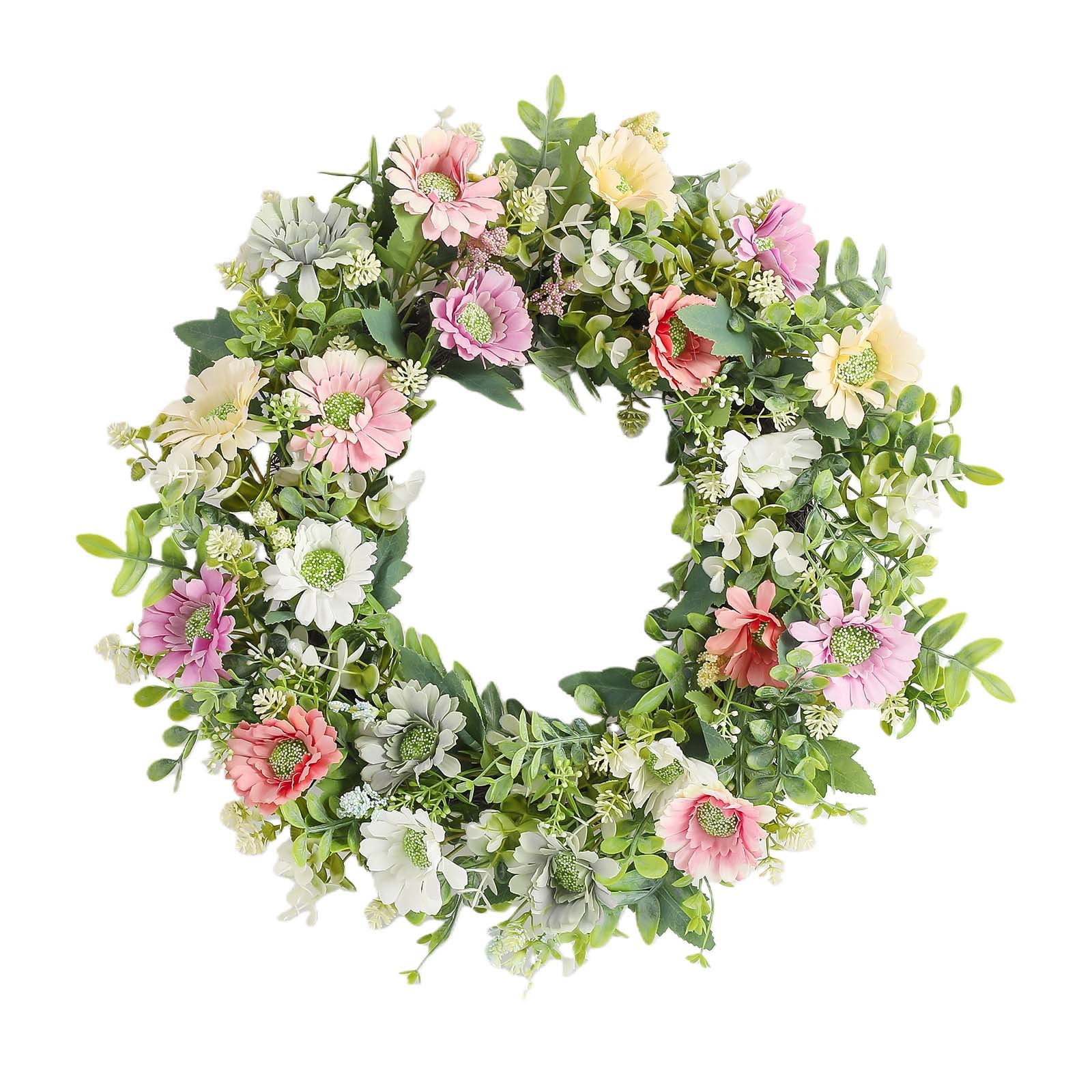 Jubipavy Garland Front Door Fragrant Flowers Leaves And Money Plants ...