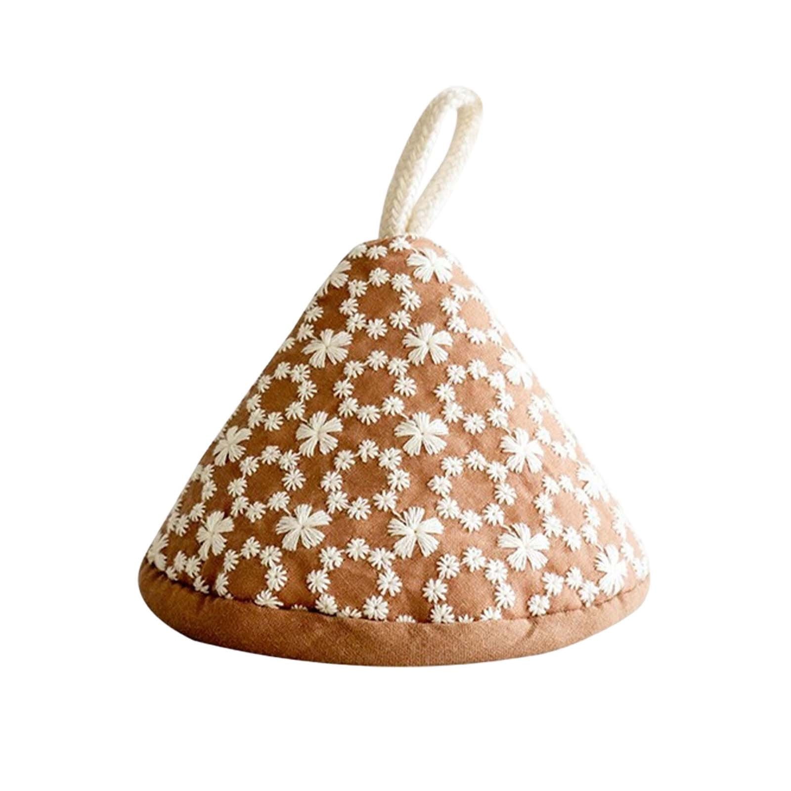 Jubipavy Heat Resistant Gloves Japanese Small Floral Embroidery Kitchen ...