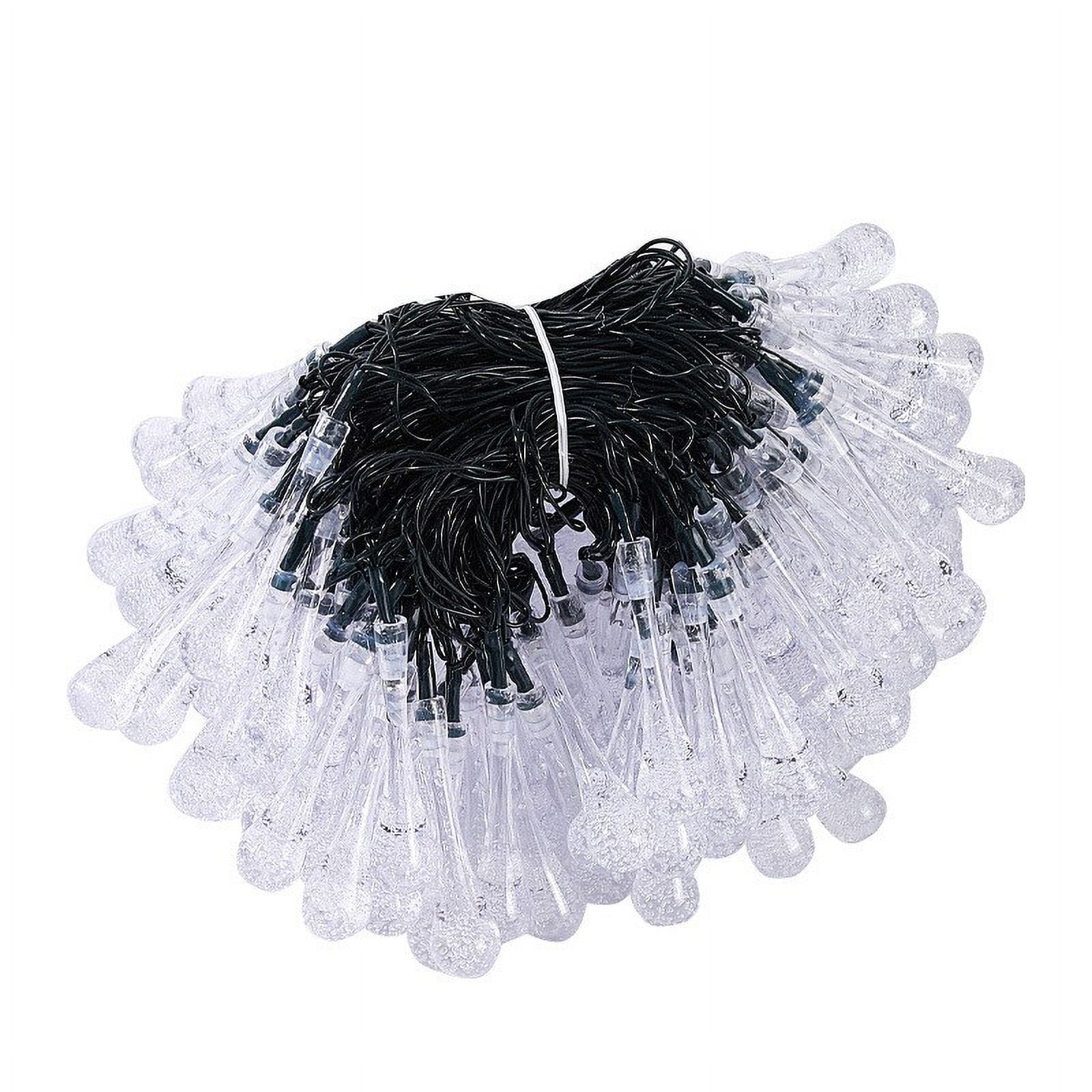 Jubipavy LED Bubble Ball Light String Solar Colored Lights Outdoor ...