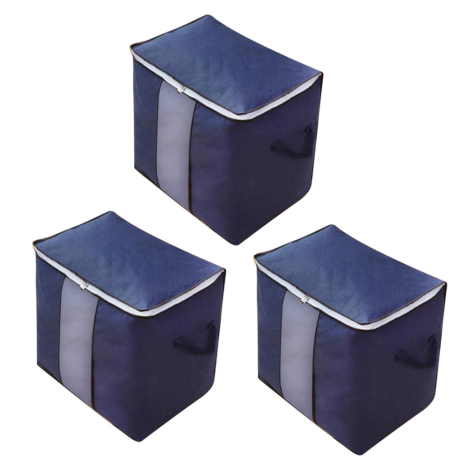 Jubipavy Large Storage Bags Clothes Storage Bins Foldable Closet ...