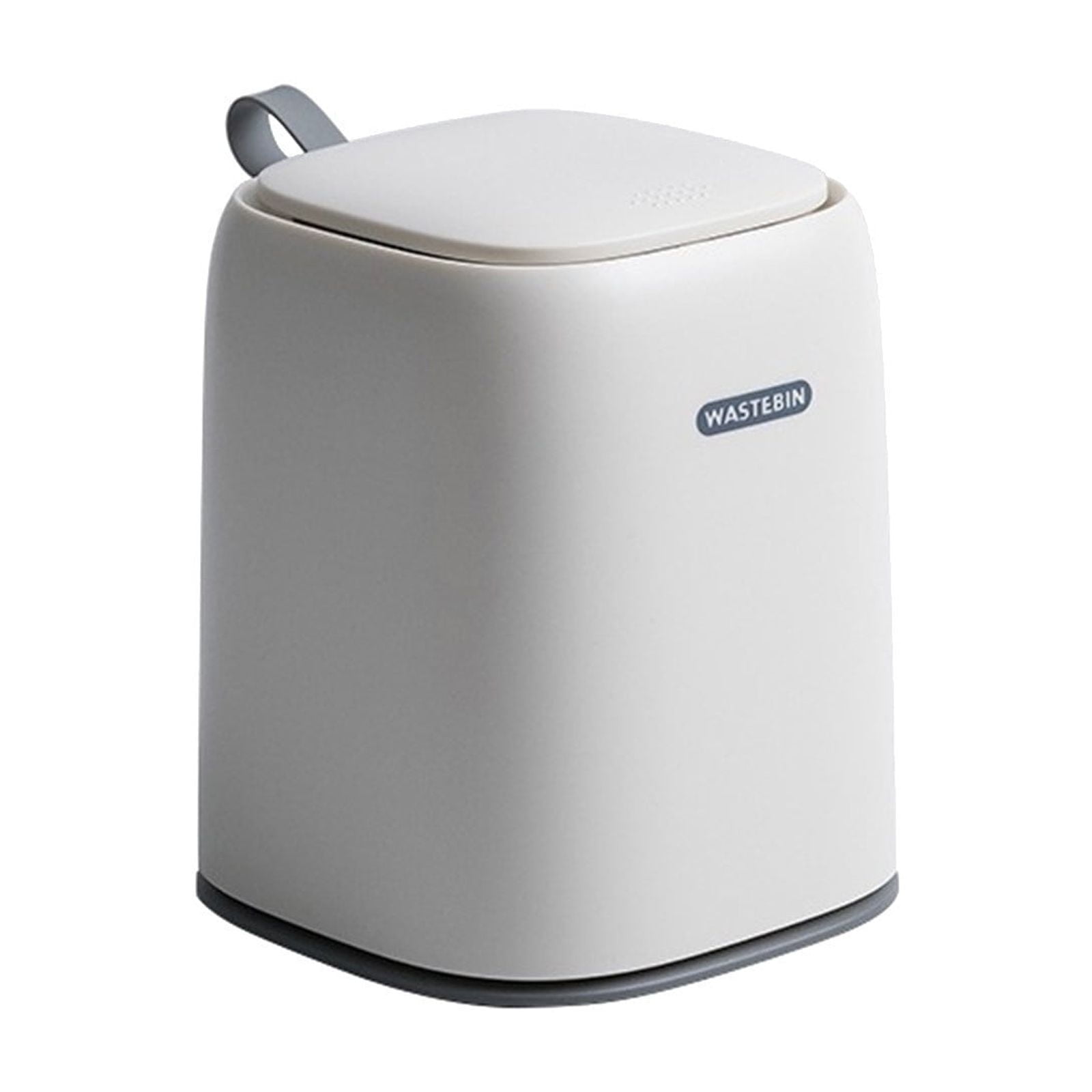 Jubipavy Plastic Mini Wastebasket Trash Can Desktop Wastebasket Push ...