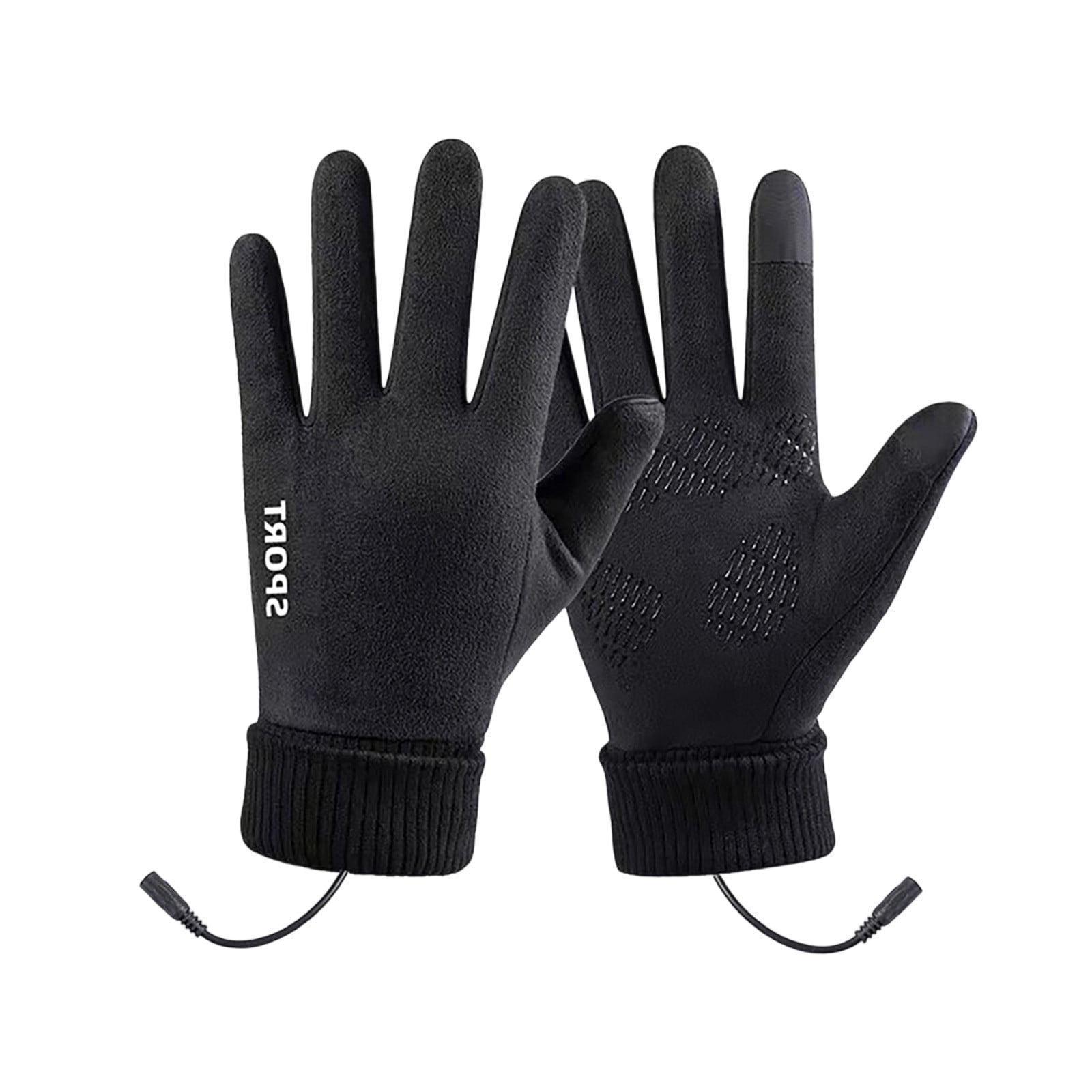 Jubipavy Winter Gloves USB Heated And Temperature Control Gloves ...