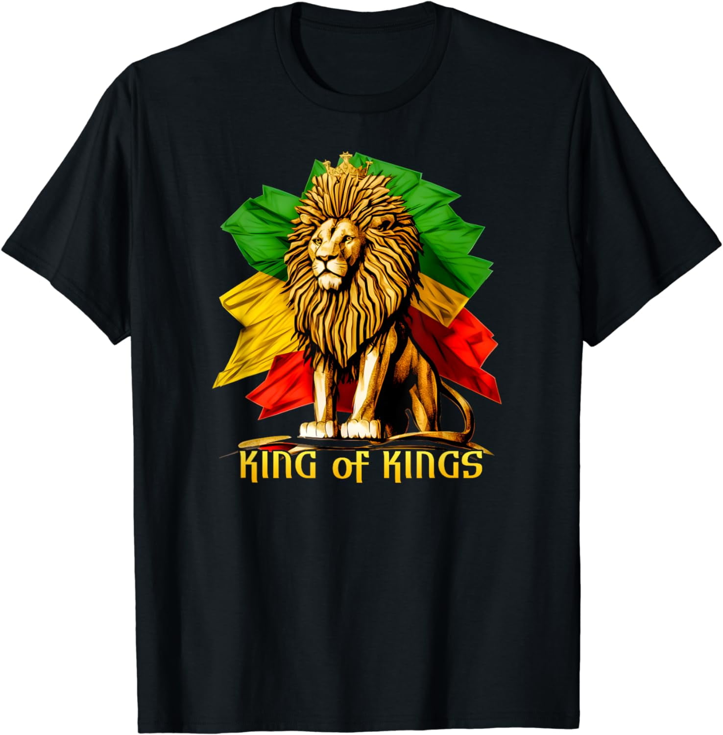 Judah Lion Shirt Reggae Flag Rasta for Men & Women Jah Bless T-Shirt ...
