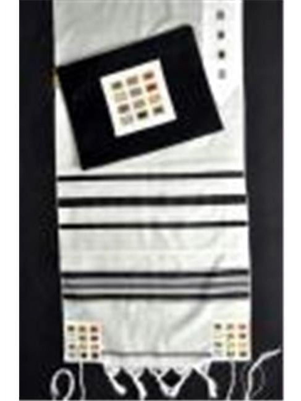 Judaica Kingdom YLK-MT-WTH11-13 Modern Tallits for Men - Mens ...